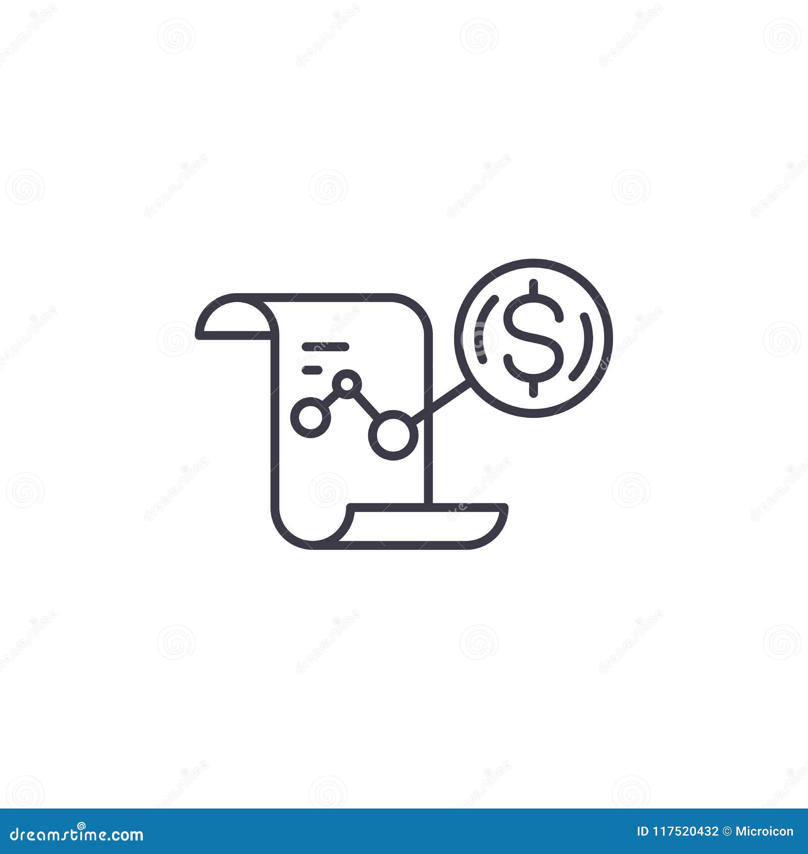 Ebitda Linear Icon. Modern Outline Ebitda Logo Concept On White Vector ...