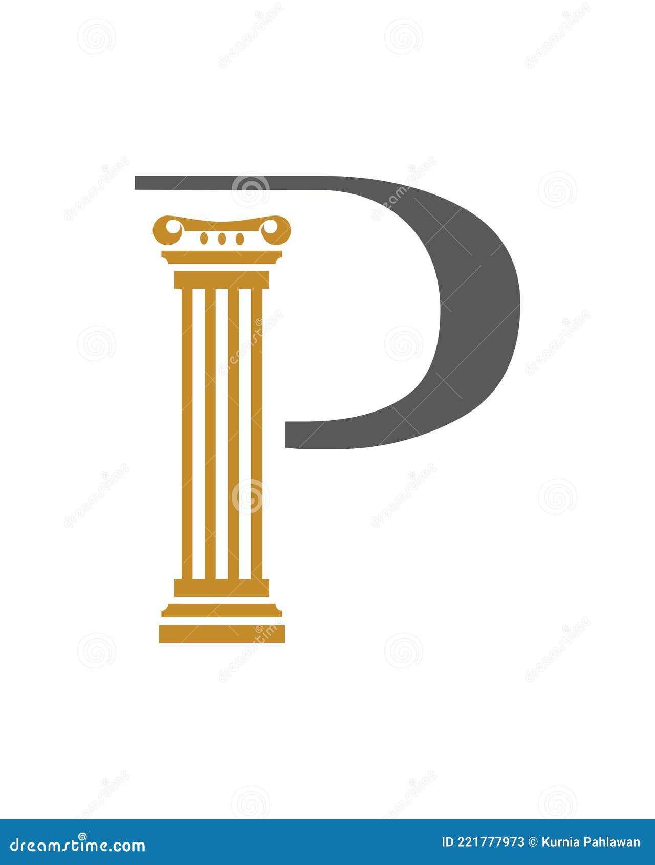 P Law Firm Logo , Lawyer Logo Vector Stock Vector - Illustration of ...