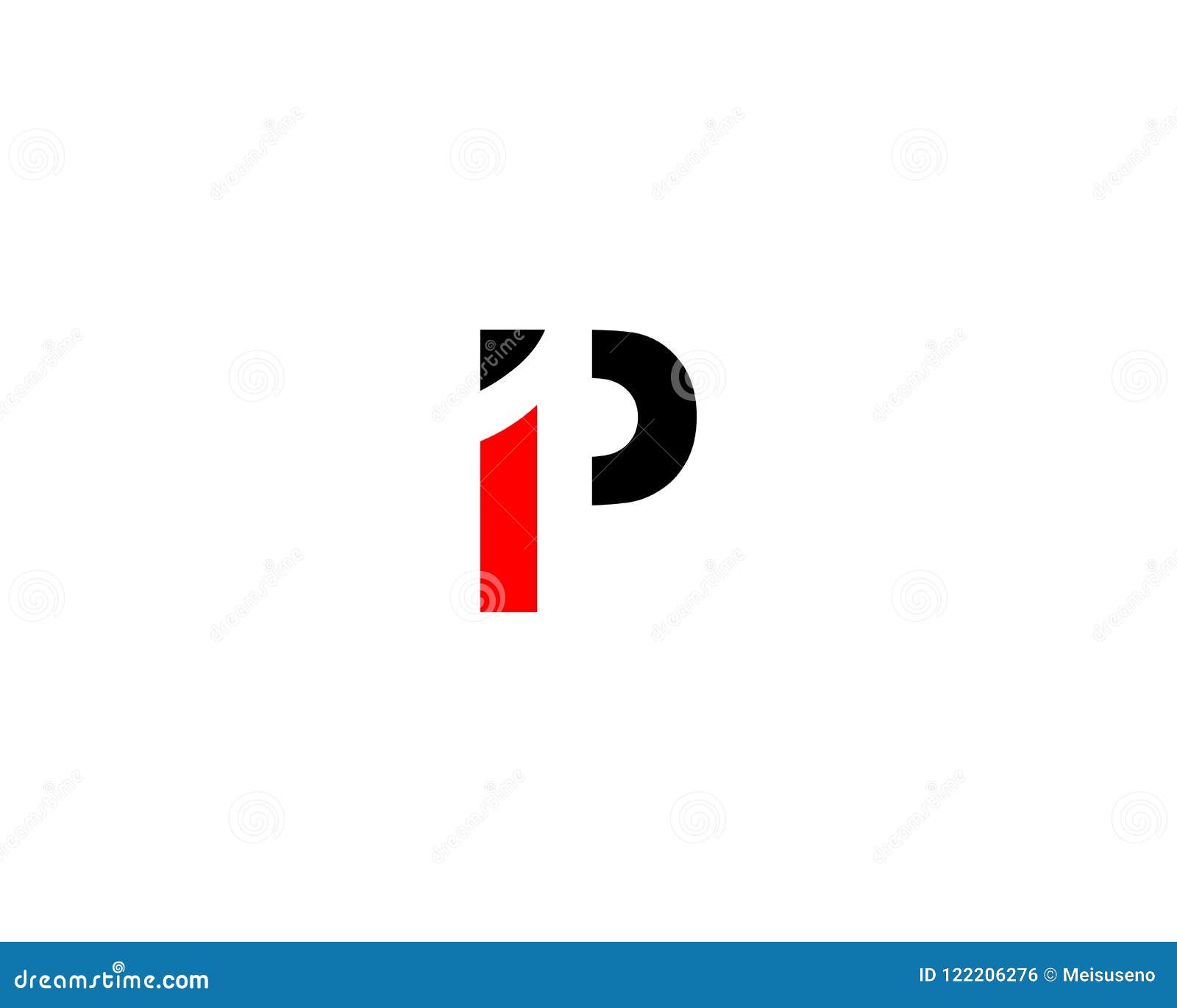 P1 letter logo stock vector. Illustration of letter - 122206276
