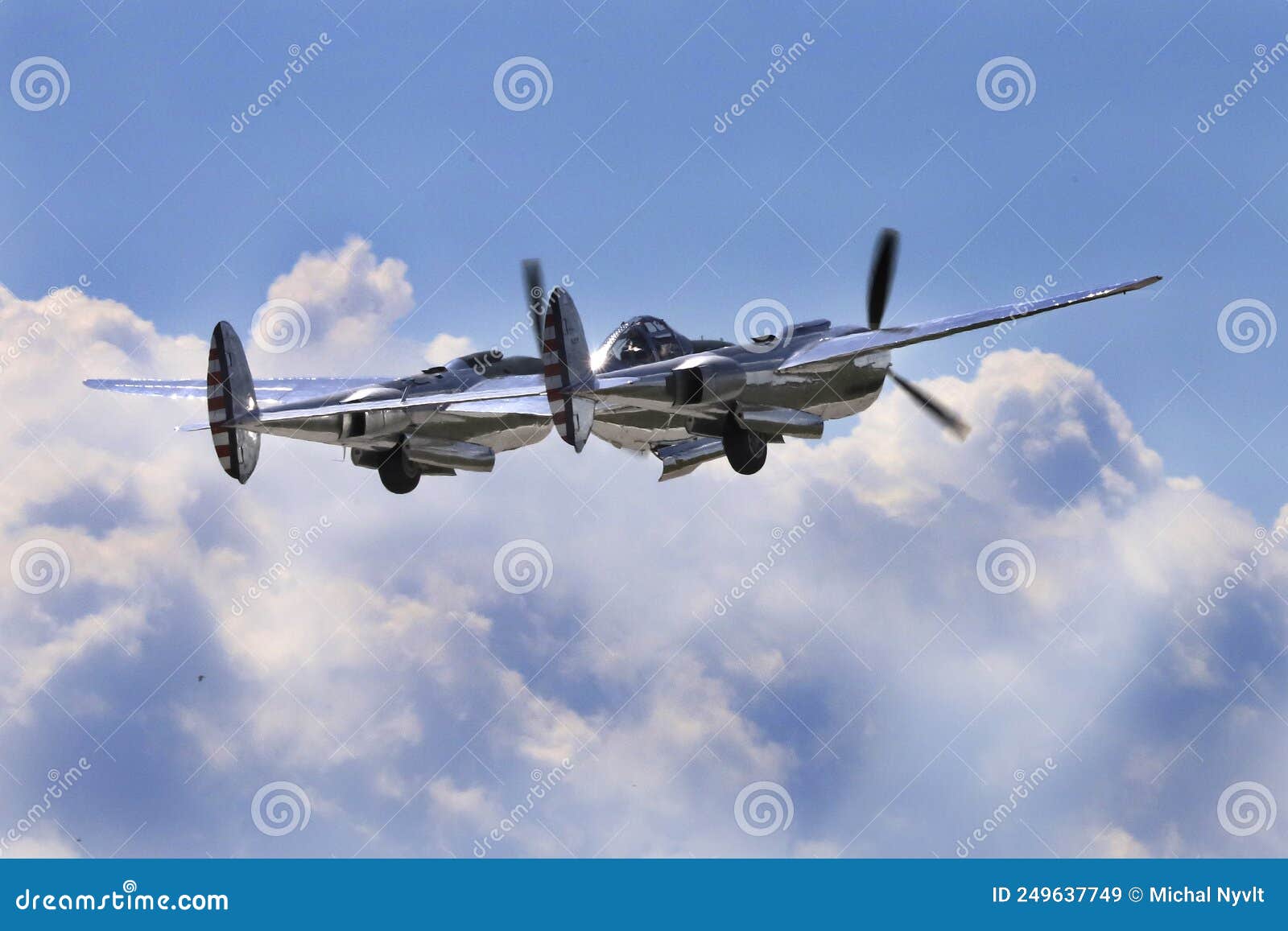 Aircraft P-38 Lightning editorial stock image. Image of heritage ...