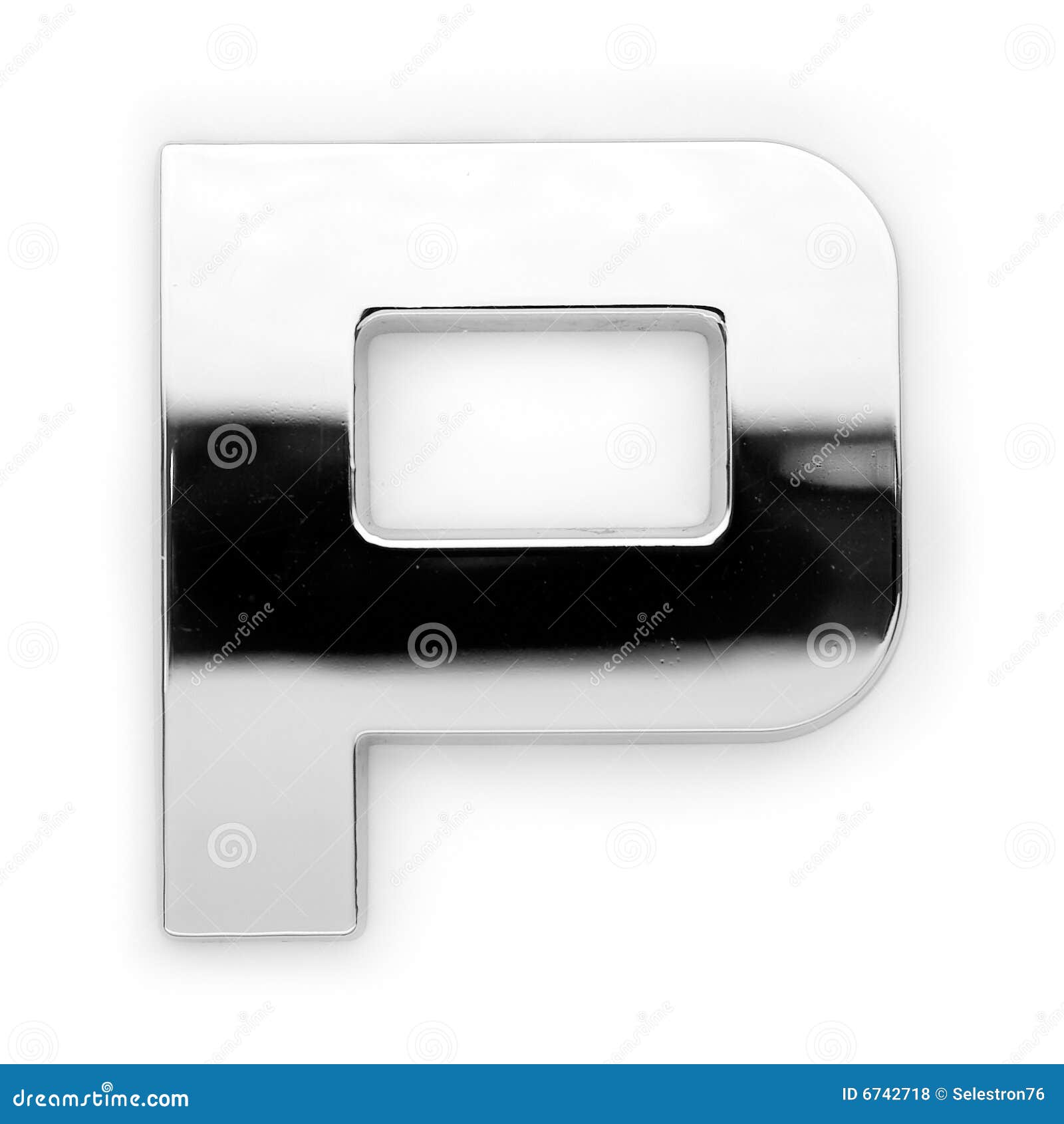 P - Metal letter stock photo. Image of alphabet, printing - 6742718