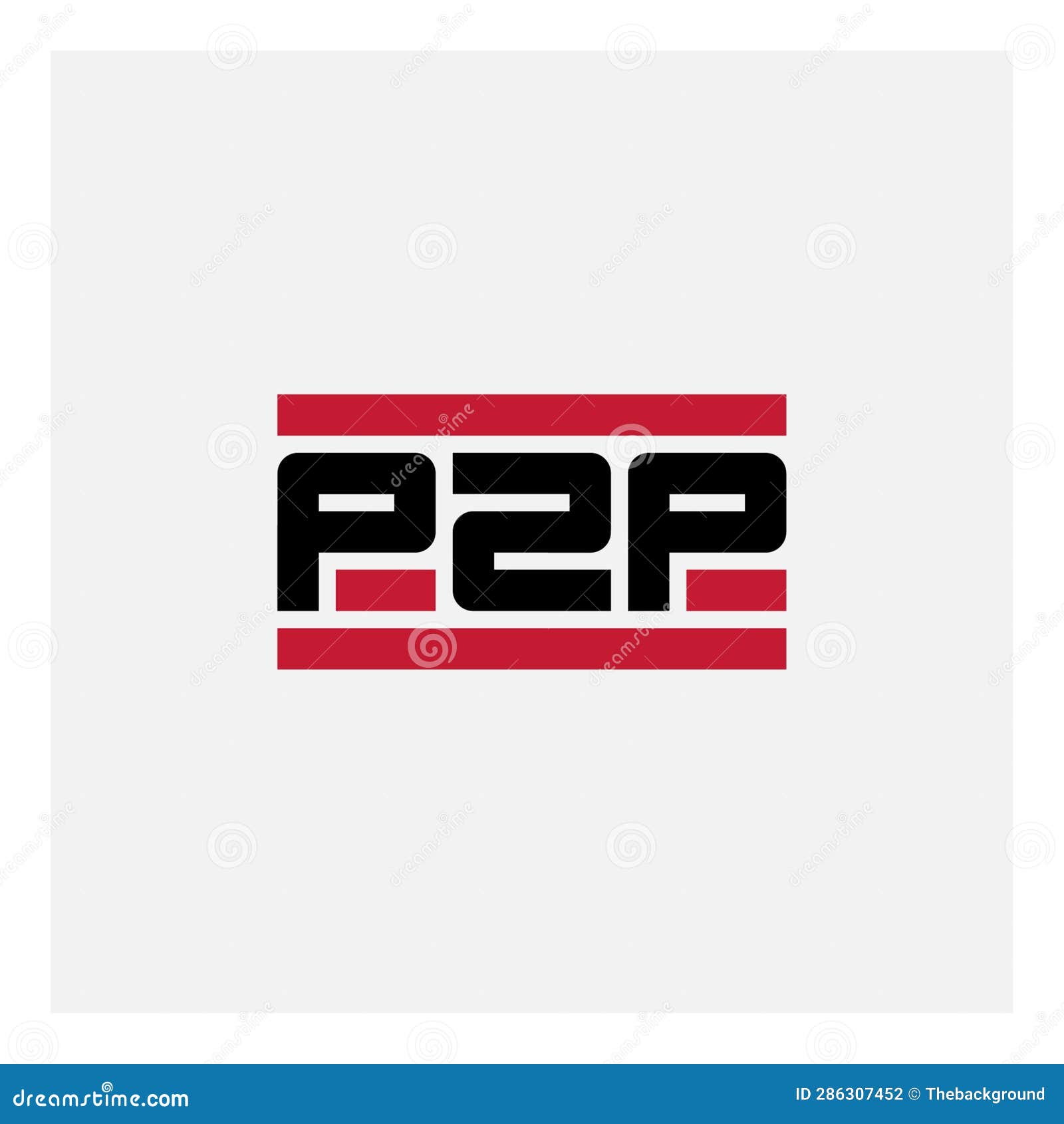 P2P - Peer To Peer Acronym. Logotype or Emblem for Cryptocurrency ...
