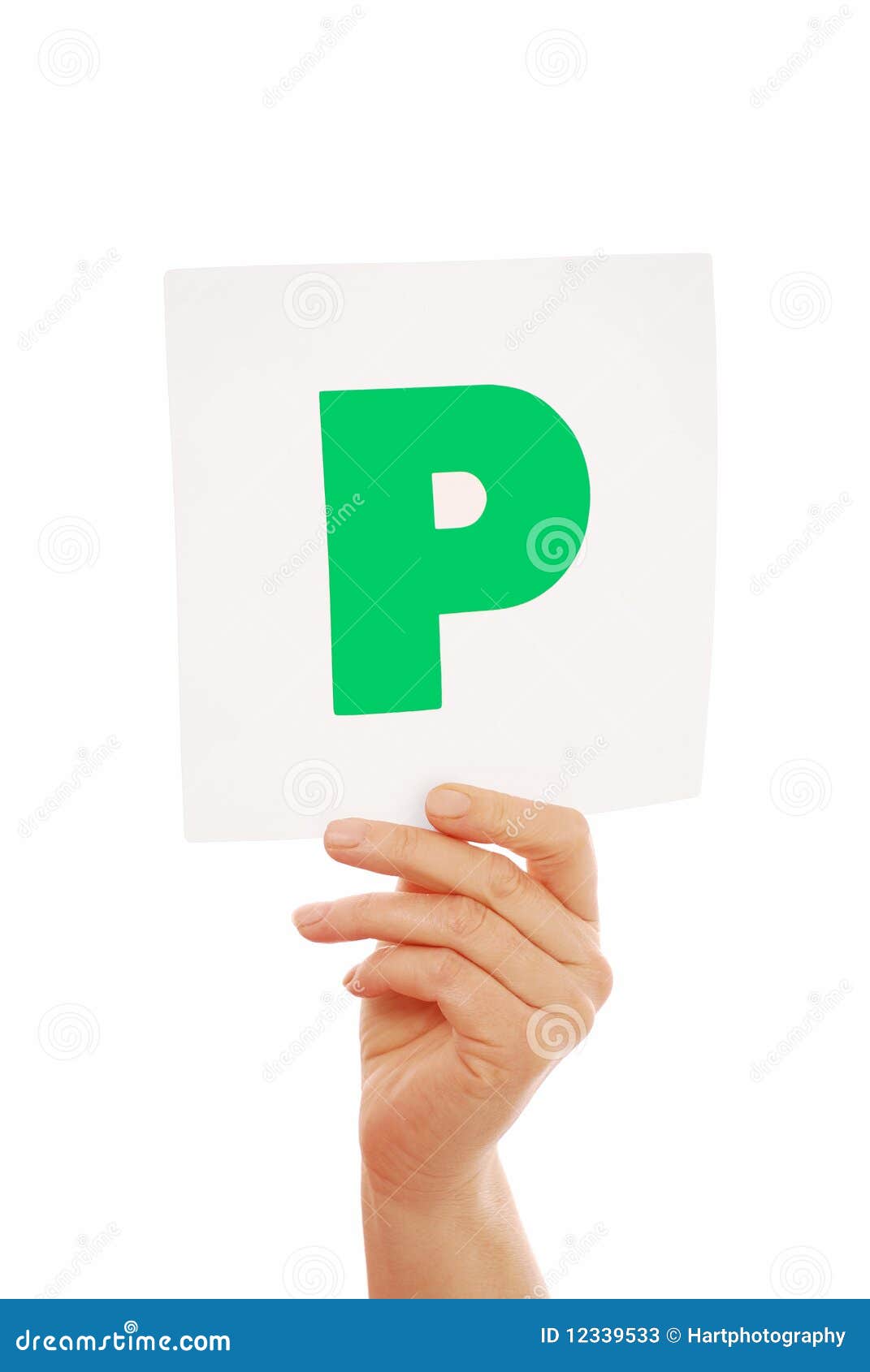 P plate stock image. Image of driver, hold, hand, transportation - 12339533