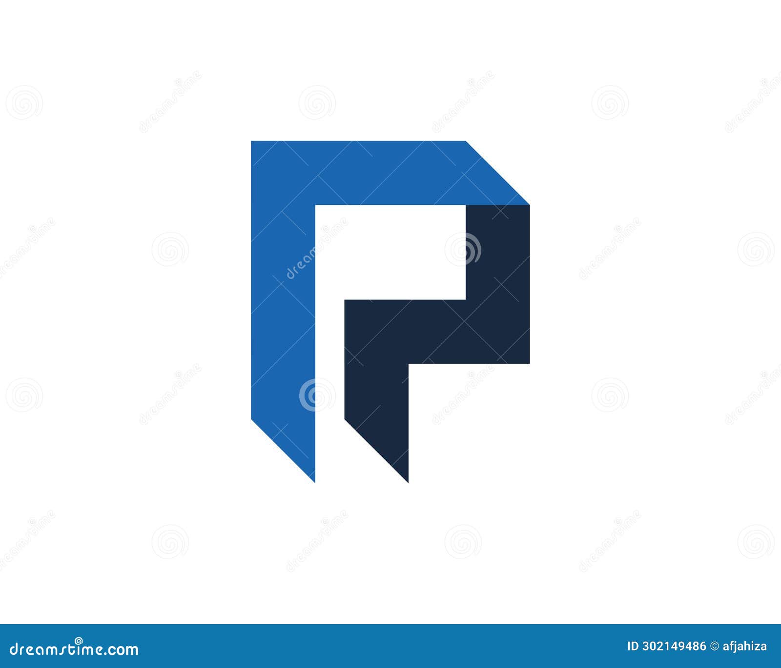 P pp logo icon template 3 stock vector. Illustration of presentation ...