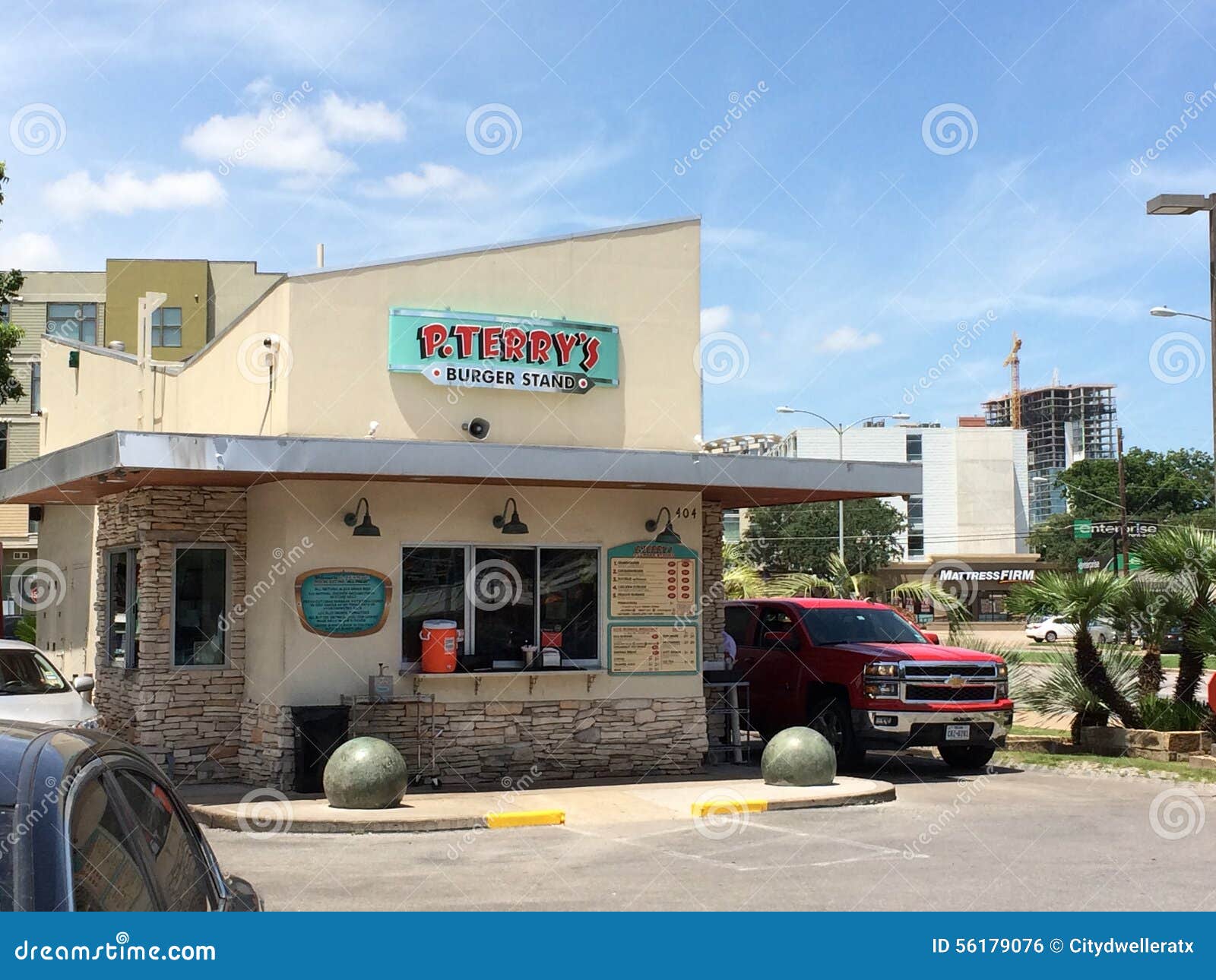 P Terrys Burger-Stand in Austin Texas Redaktionelles Foto - Bild von ...
