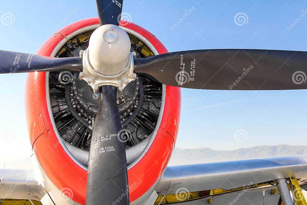 P-47 Thunderbolt Propeller stock photo. Image of aircraft - 41448070
