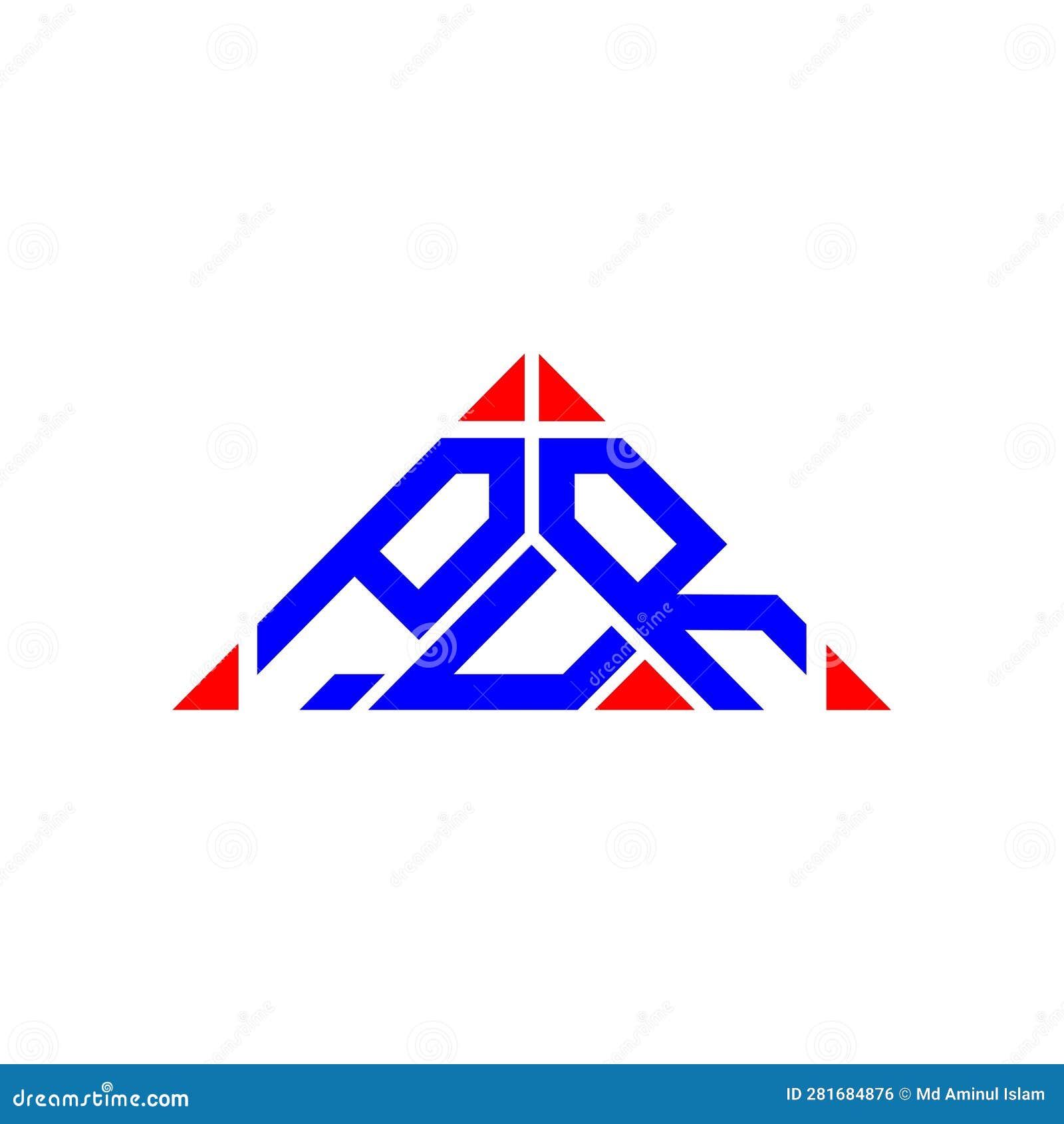 P U R Letter Logo Creative Design with Vector Graphic, P U R Stock ...