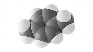 P-xylene Molecule, Para-xylene Molecular Structure, Isolated 3d Model ...