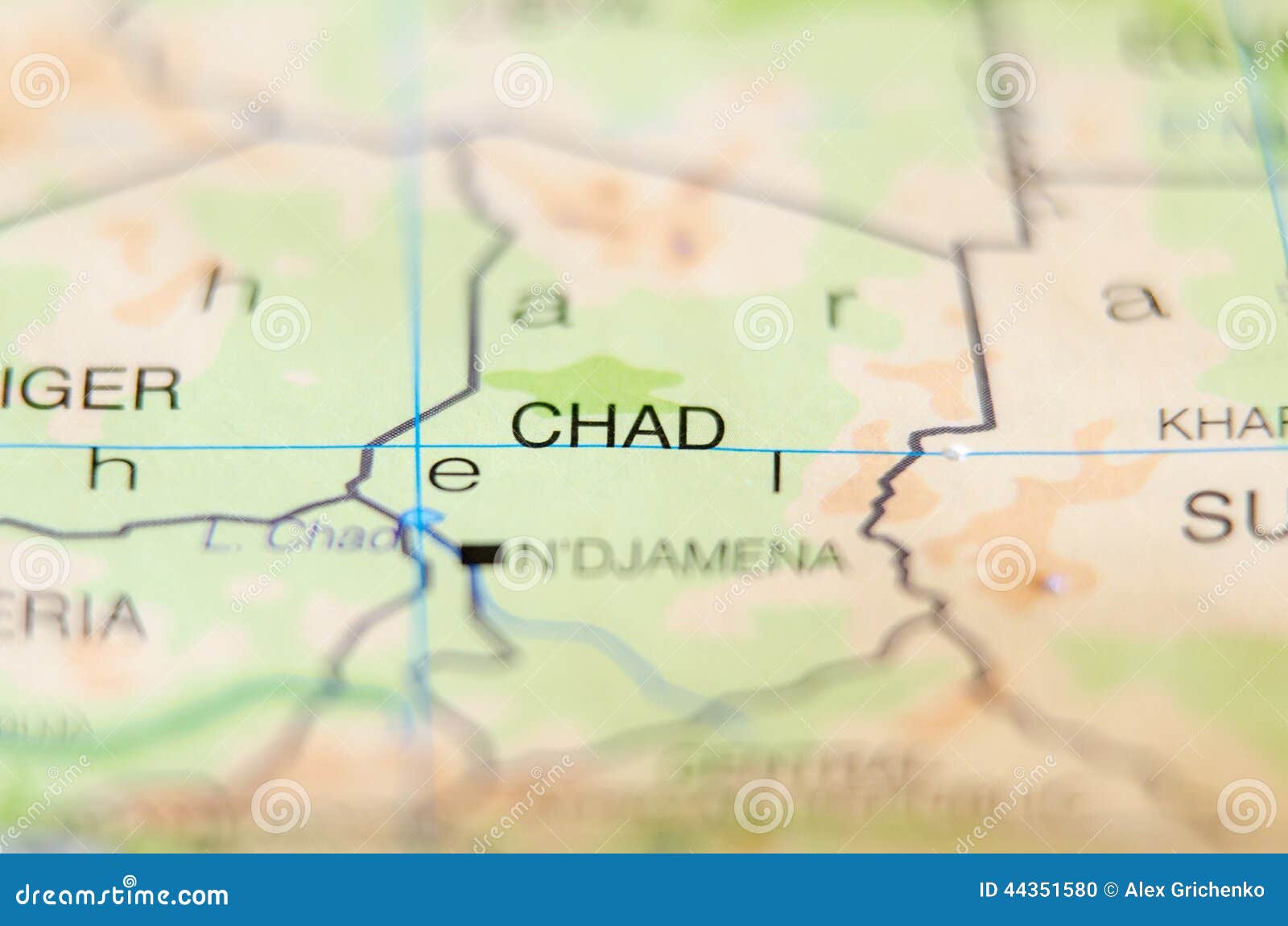 País de Chade no mapa foto de stock. Imagem de arte, africano - 44351580