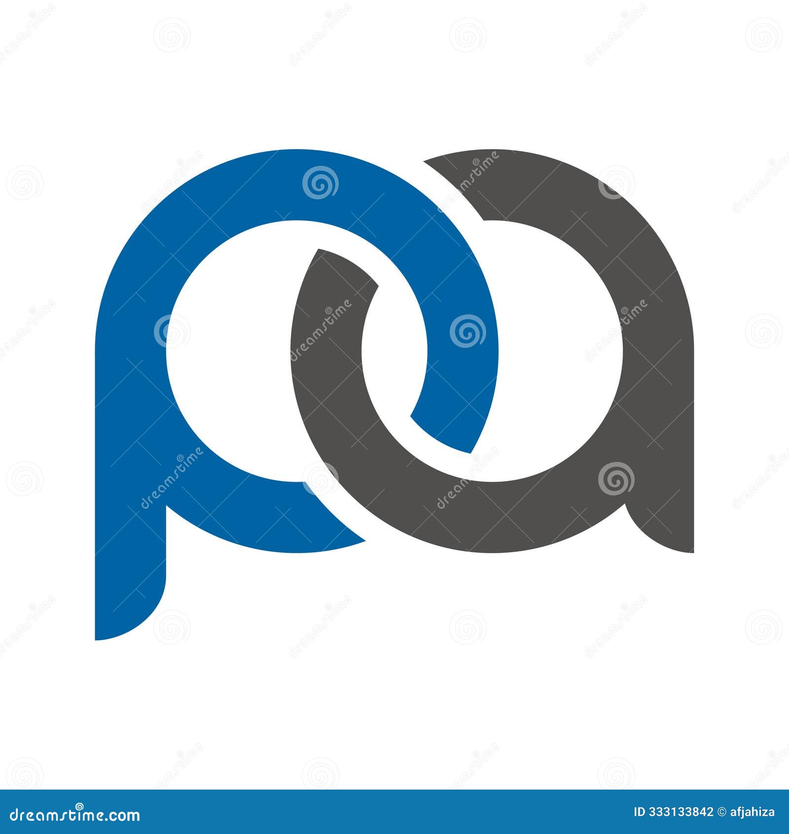 Pa Letter Link Logo Template Stock Vector - Illustration of template ...