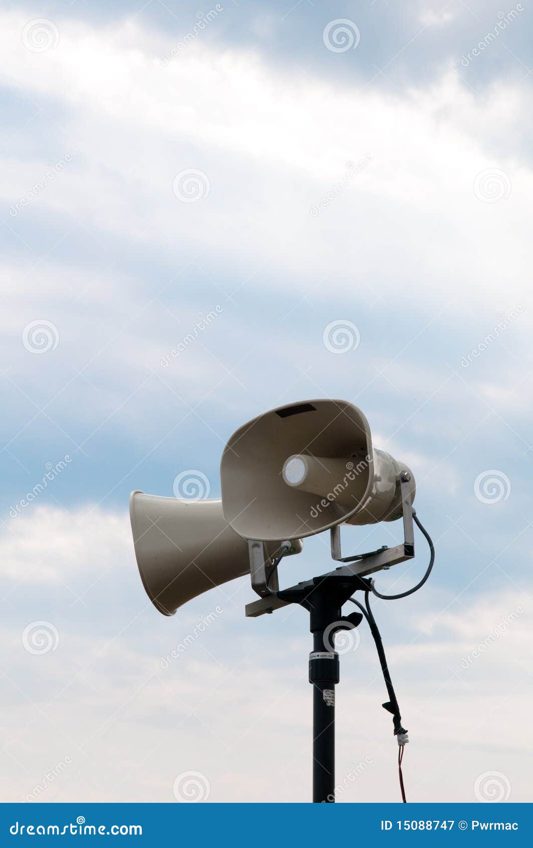 PA system stock image. Image of power, loud, outdoor - 15088747