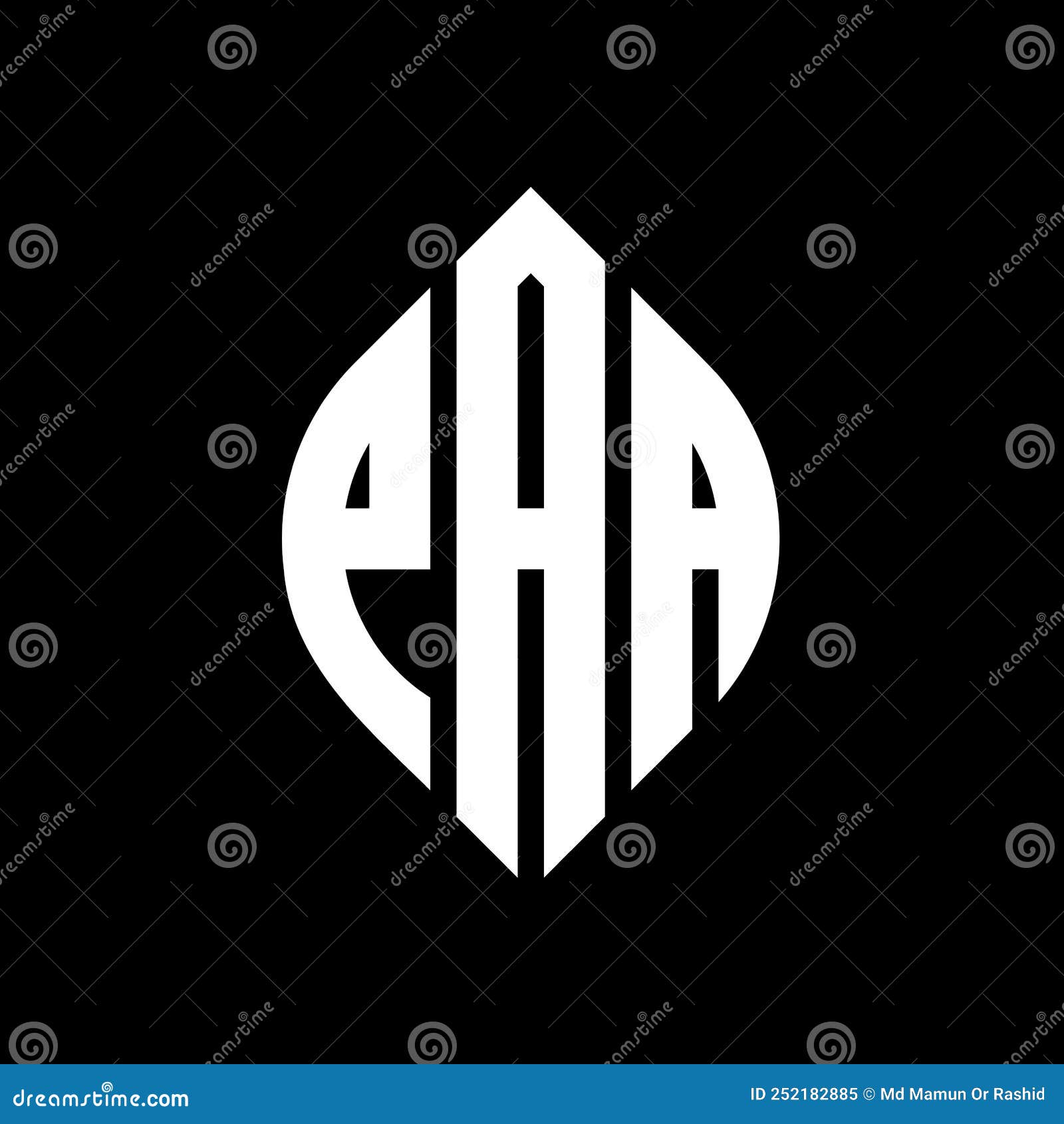 PAA Circle Letter Logo Design With Circle And Ellipse Shape. PAA ...