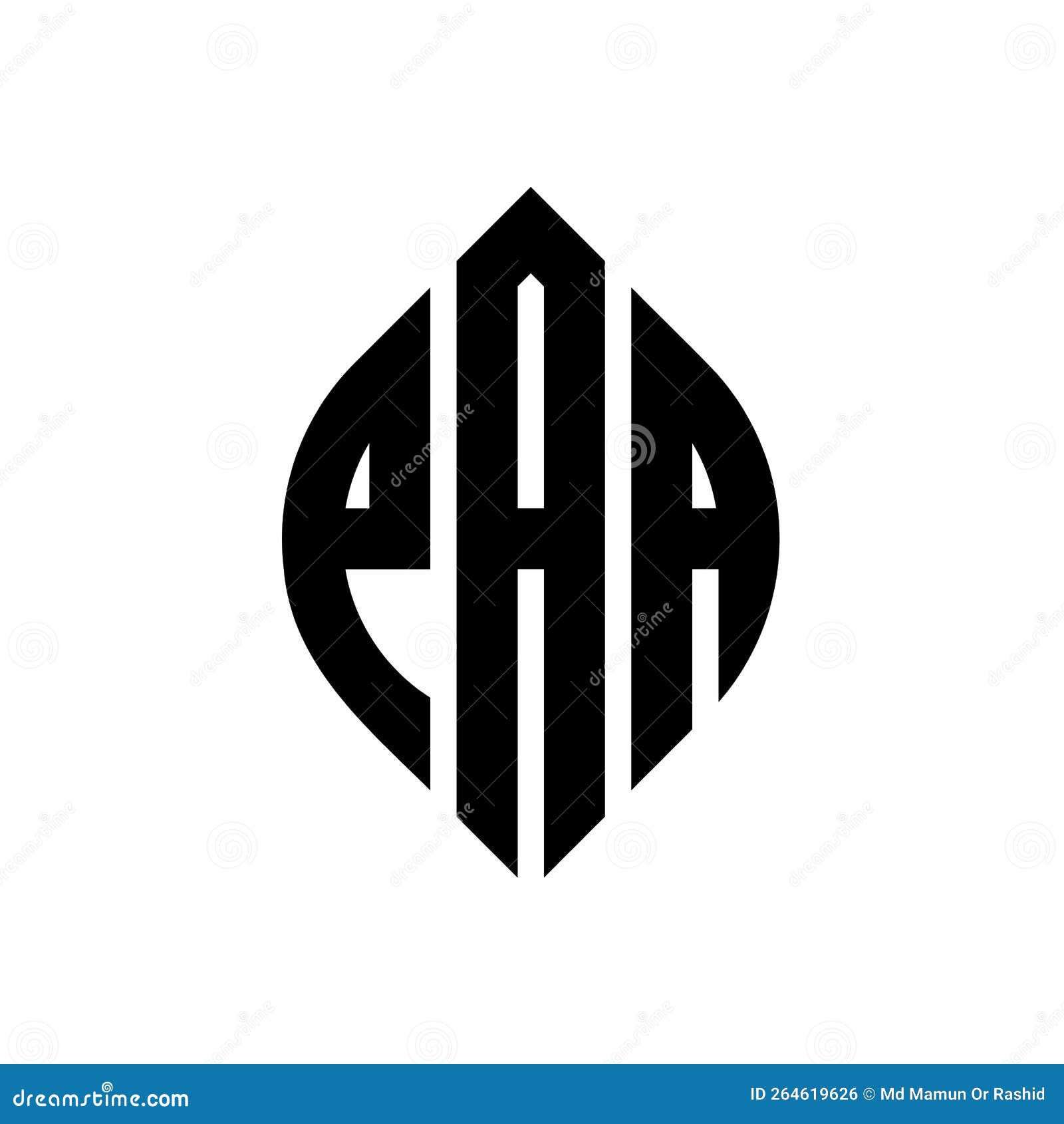 PAA Circle Letter Logo Design With Circle And Ellipse Shape. PAA ...
