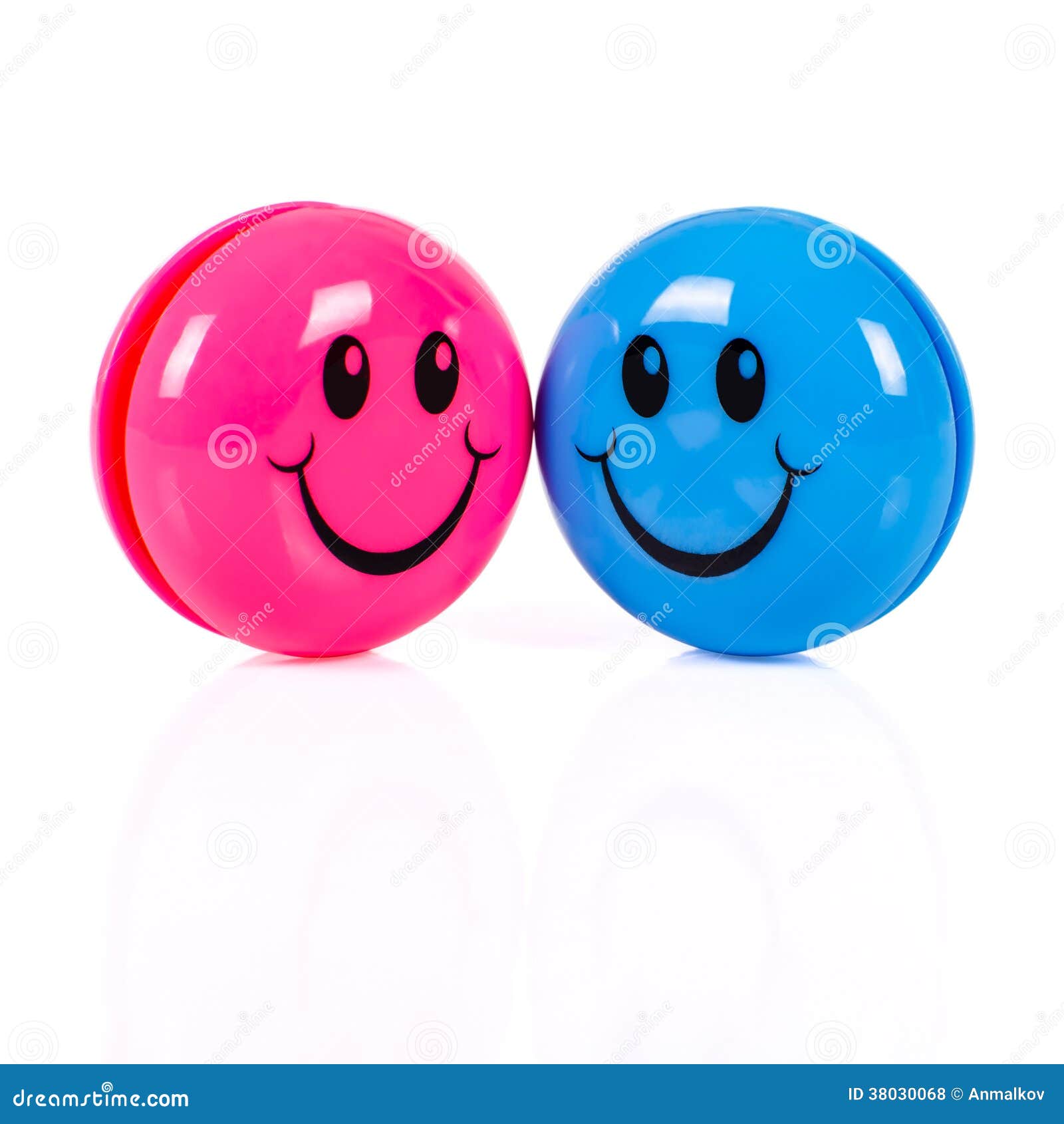 Paar Van Kleurrijke Smileys Stock Foto - Image of samenwerking, leven ...