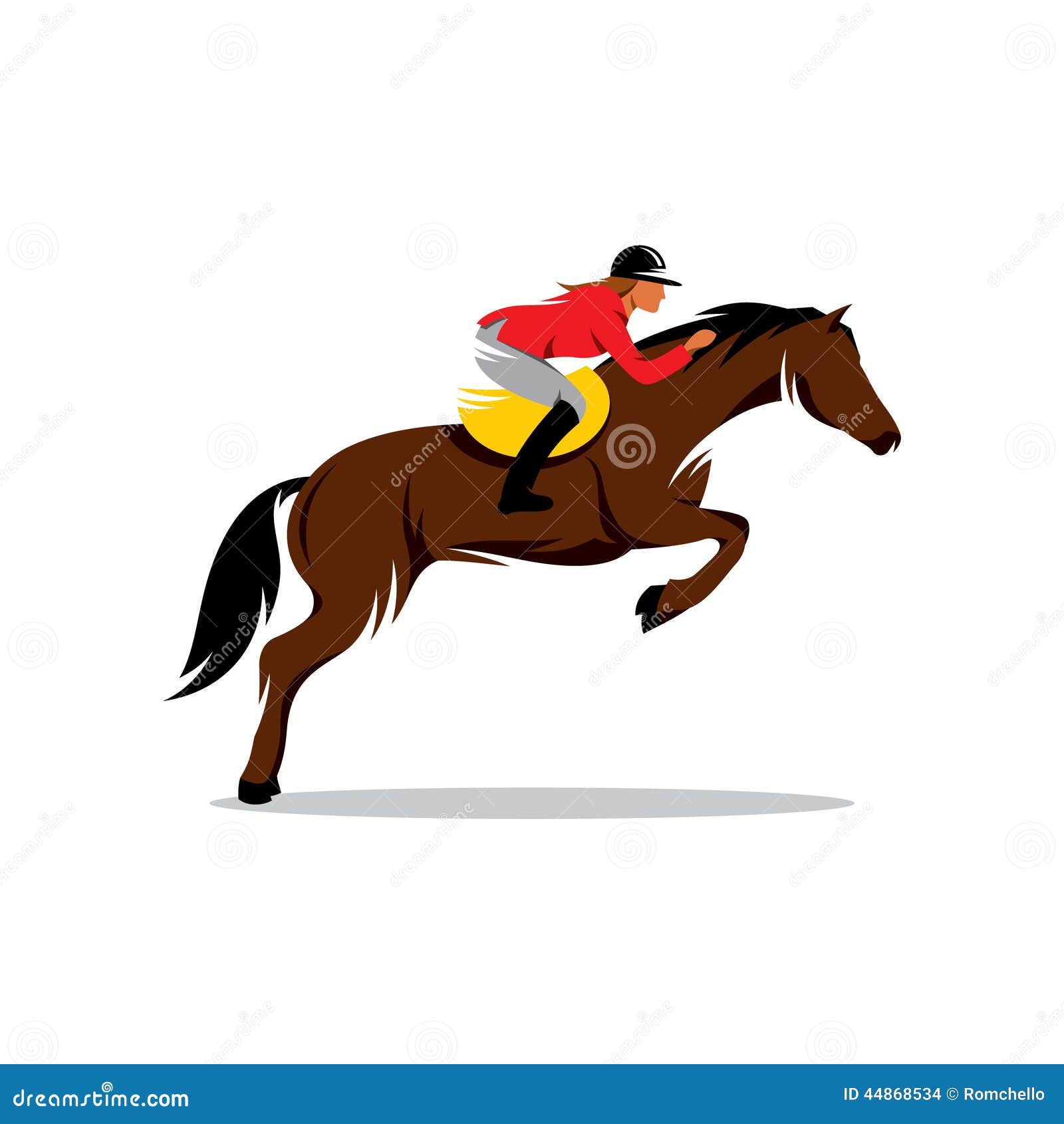 Paard bij springend teken stock illustratie. Illustration of rasecht ...