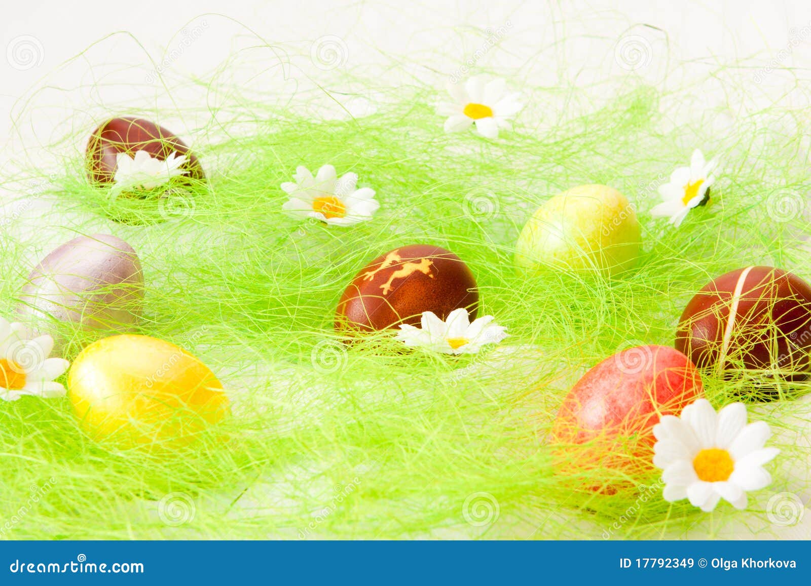 Paaseieren stock afbeelding. Image of maaltijd, decoratie - 17792349