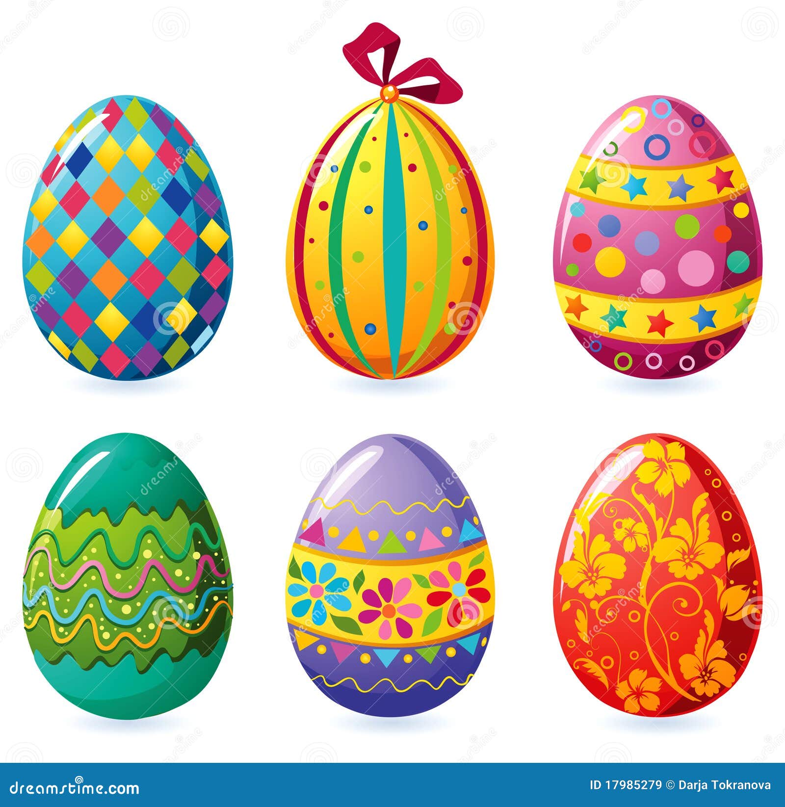 Paaseieren vector illustratie. Illustration of zomer - 17985279