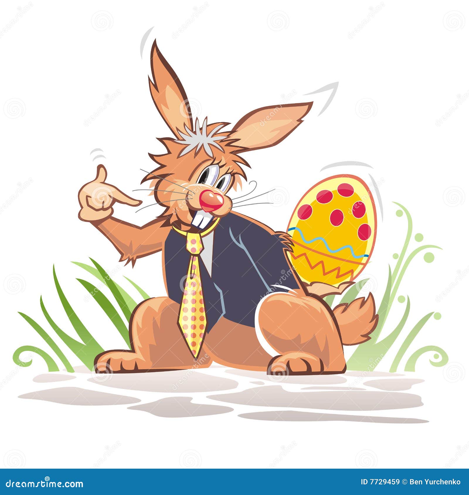 Paashaas vector illustratie. Illustration of godsdienst - 7729459