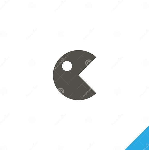 Pac Man Icon. Arcade Game Simple Icon. Pac Man Isolated Icon Stock ...