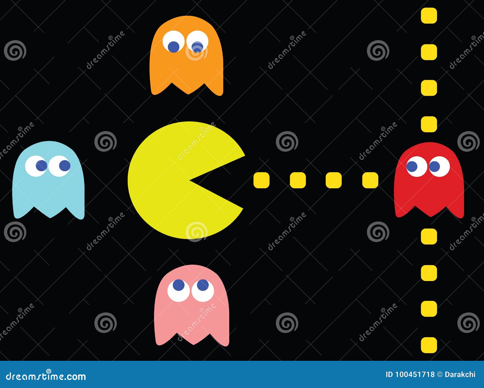 Pac-Man traffic jam editorial stock photo. Illustration of gamezone ... Pac-Man traffic jam editorial stock photo. Illustration of gamezone ...