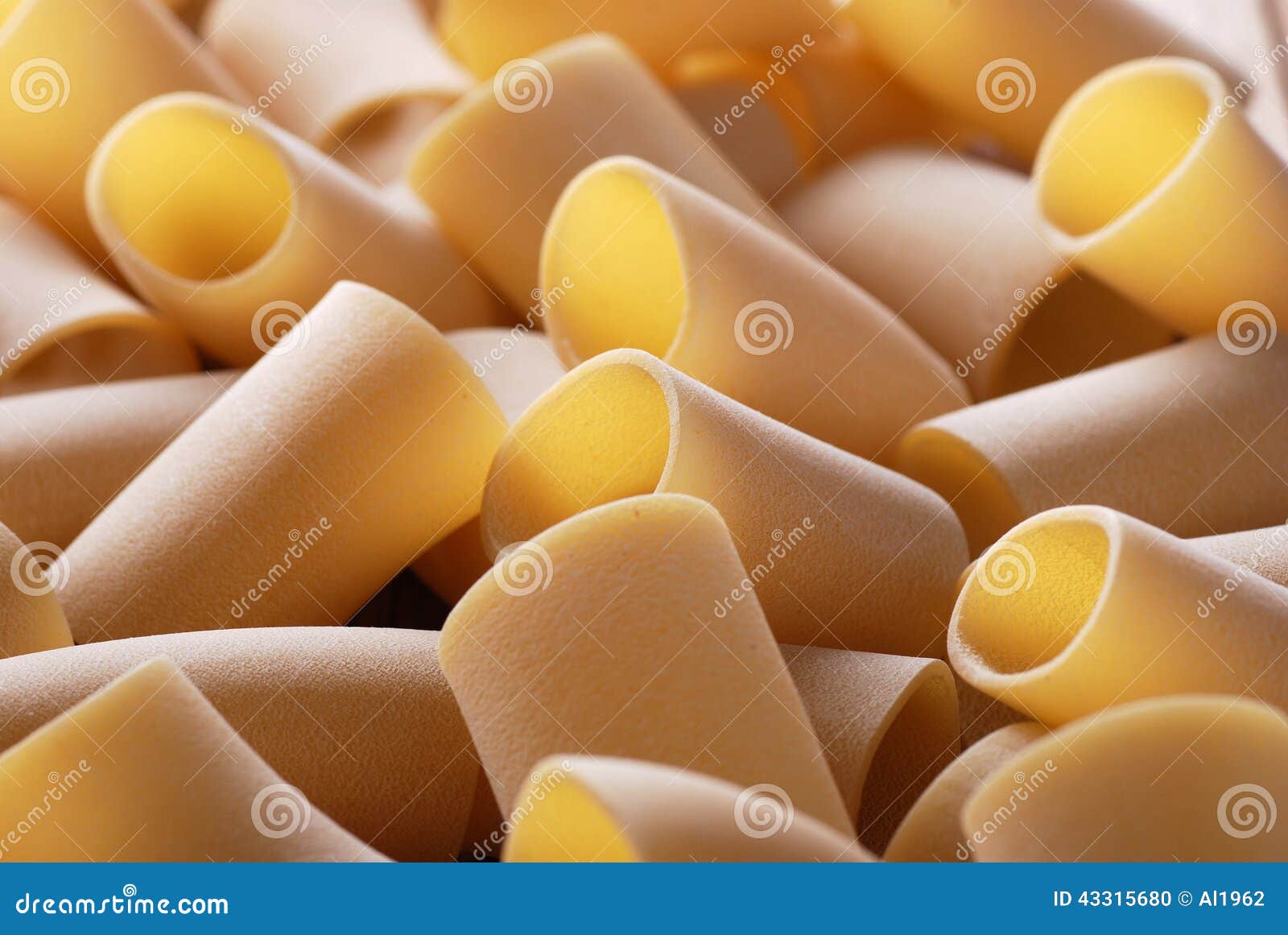 Paccheri, Traditional Neapolitan Pasta And Tomato Sauce Royalty-Free ...