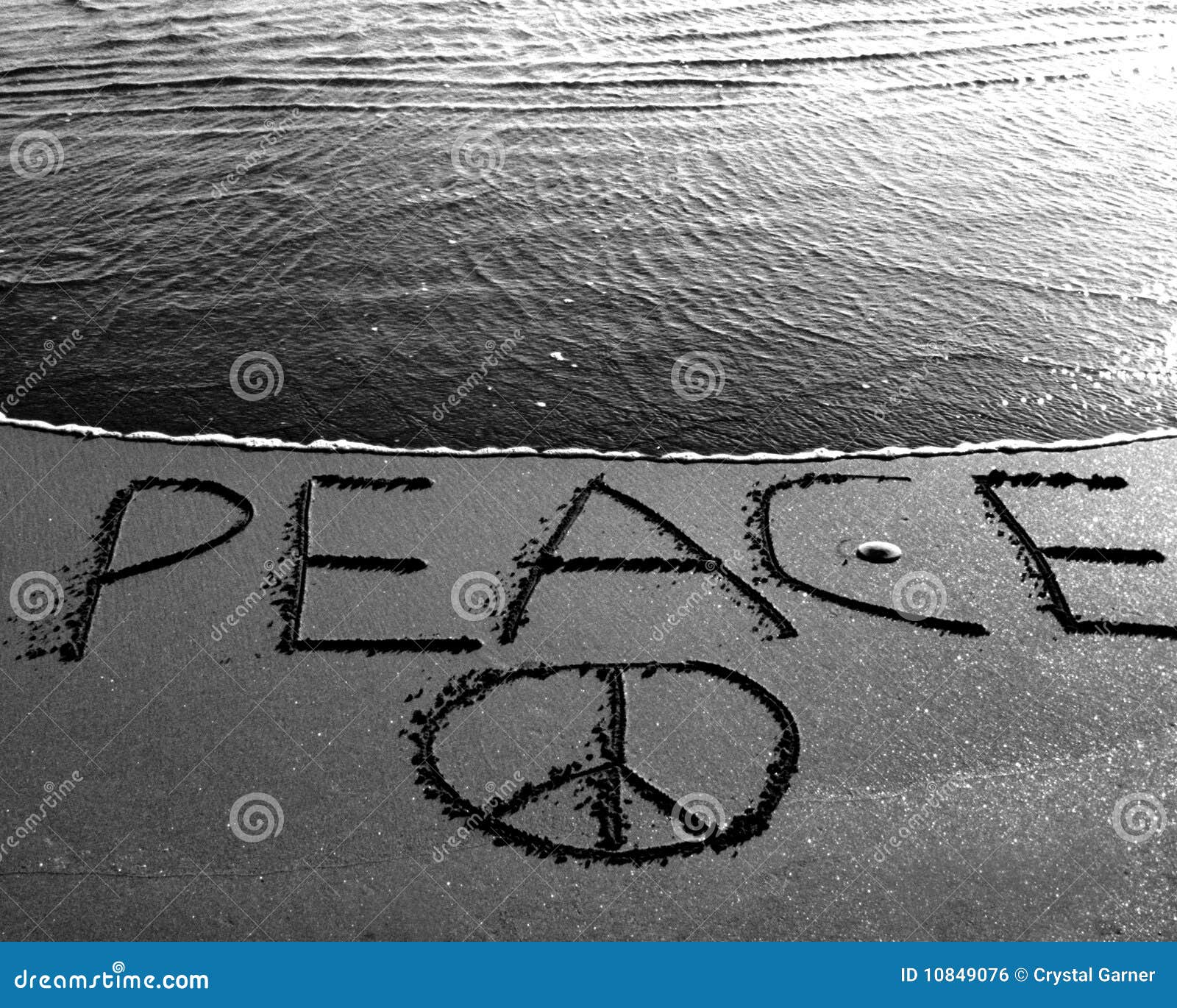 Pace fotografia stock. Immagine di oceano, romanzesco - 10849076