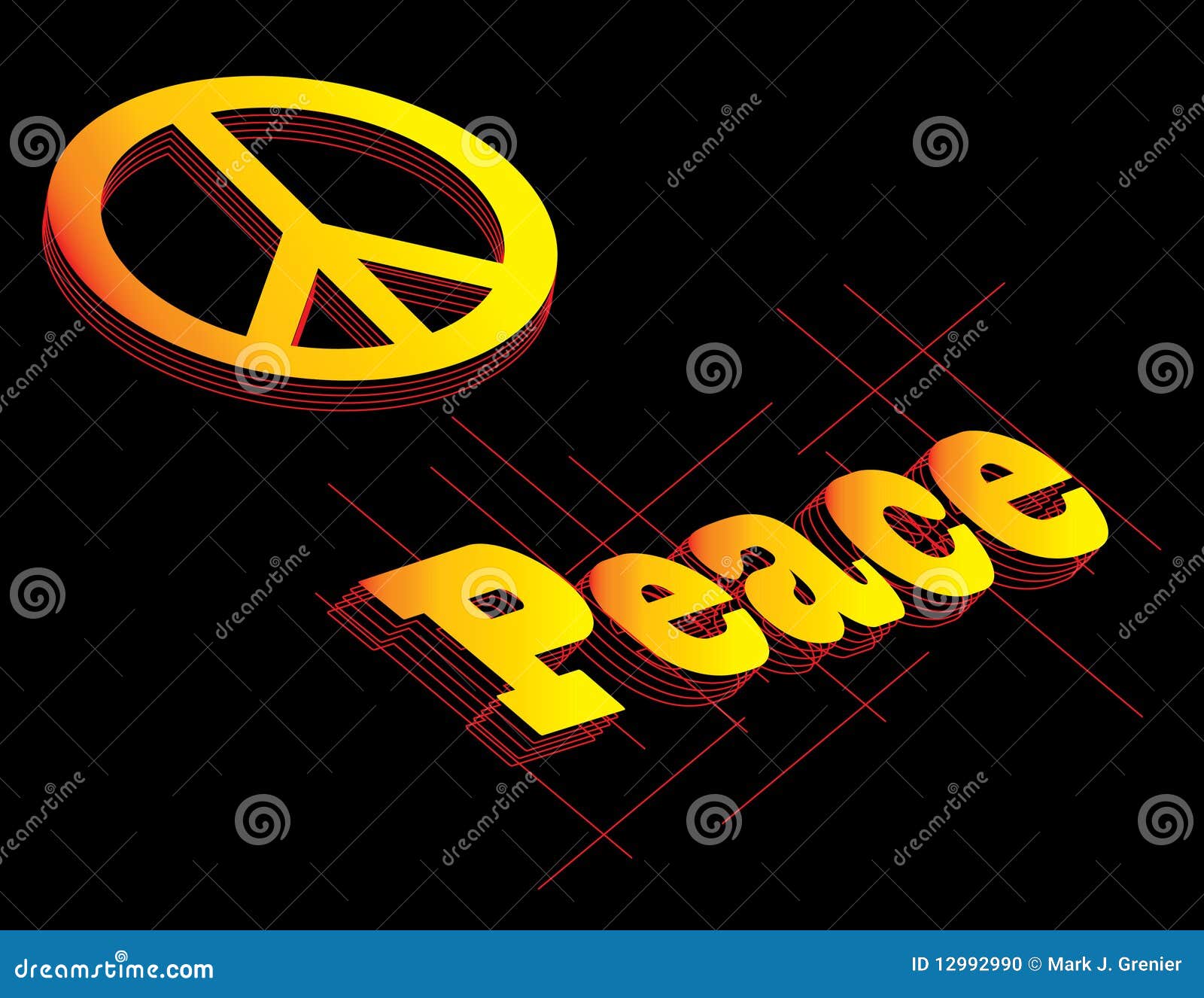 Pace illustrazione vettoriale. Illustrazione di disegno - 12992990