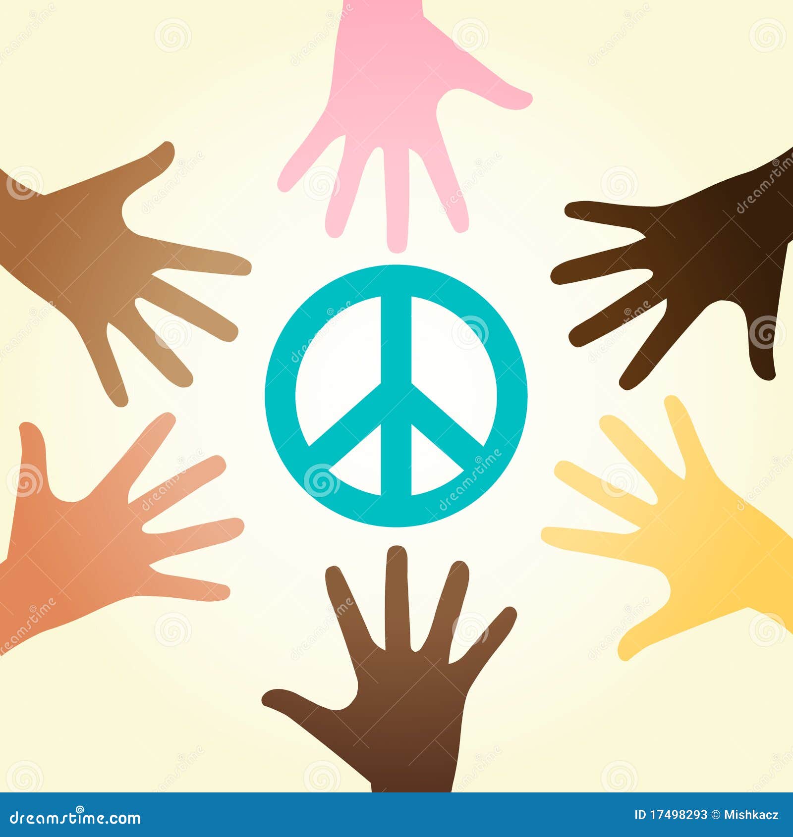 Pace illustrazione vettoriale. Illustrazione di bambini - 17498293