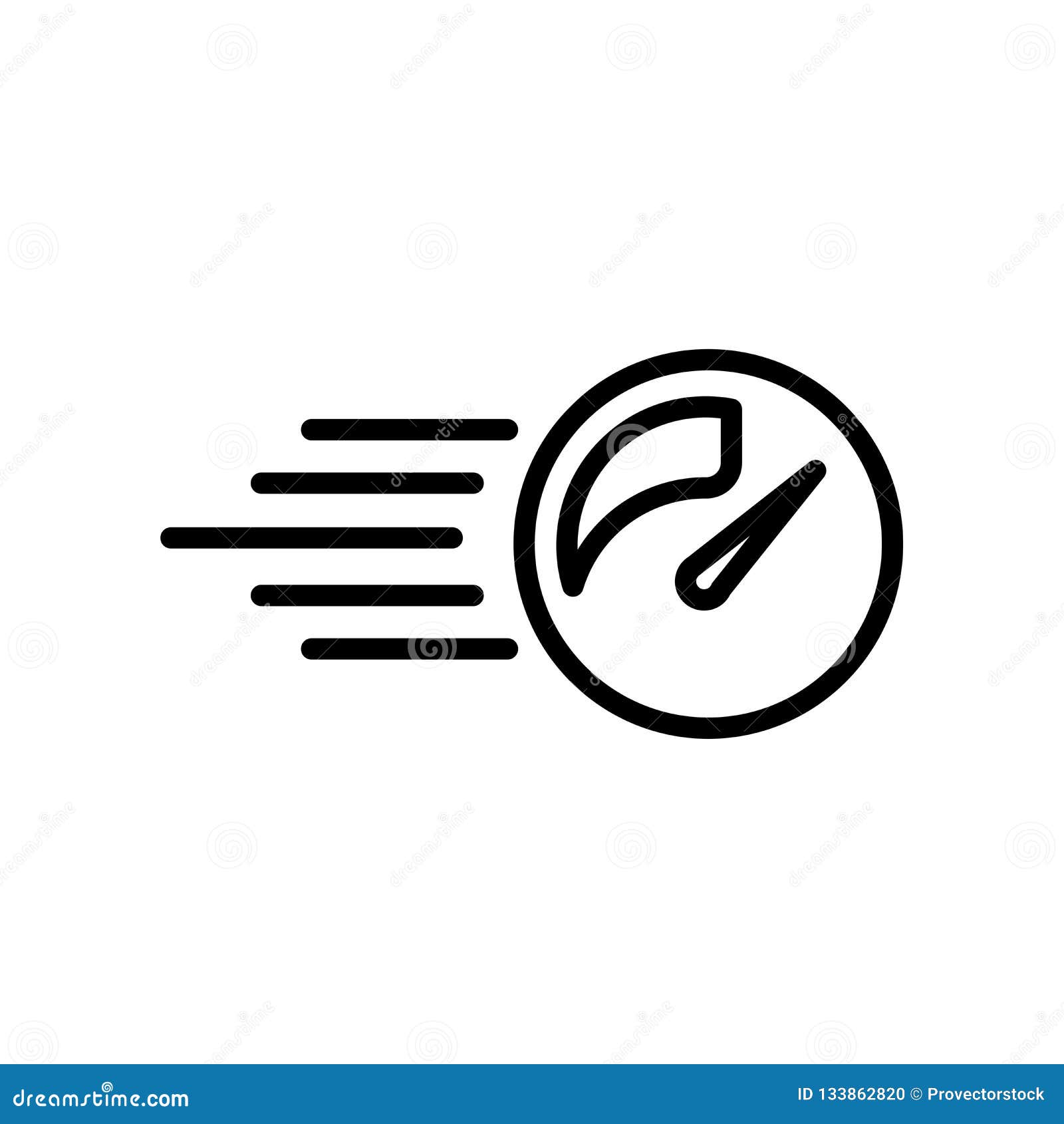 Pace Icon Isolated on White Background Stock Vector - Illustration of ...