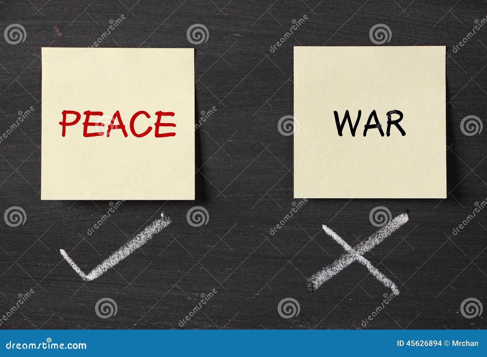 Pace o guerra fotografia stock. Immagine di traversa - 45626894