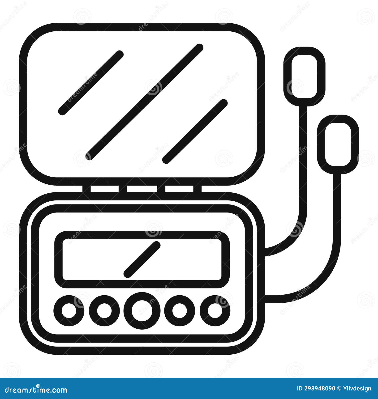 Pacemaker Defibrillator Icon Outline Vector. Automatic Care Massage ... Pacemaker Defibrillator Icon Outline Vector. Automatic Care Massage ...