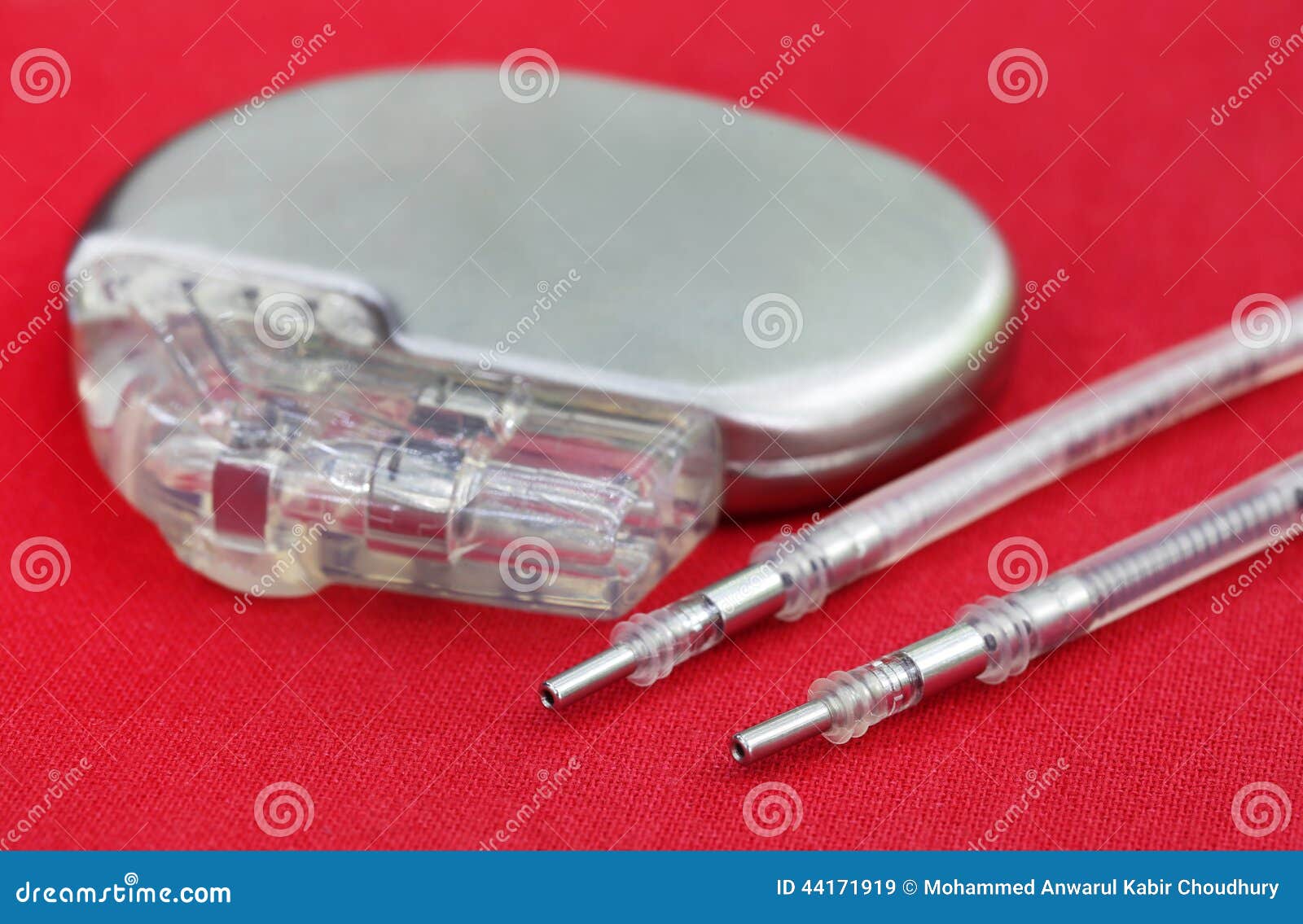 Pacemaker with Electrical Leads Stock Image - Image of macro, anatomy ...