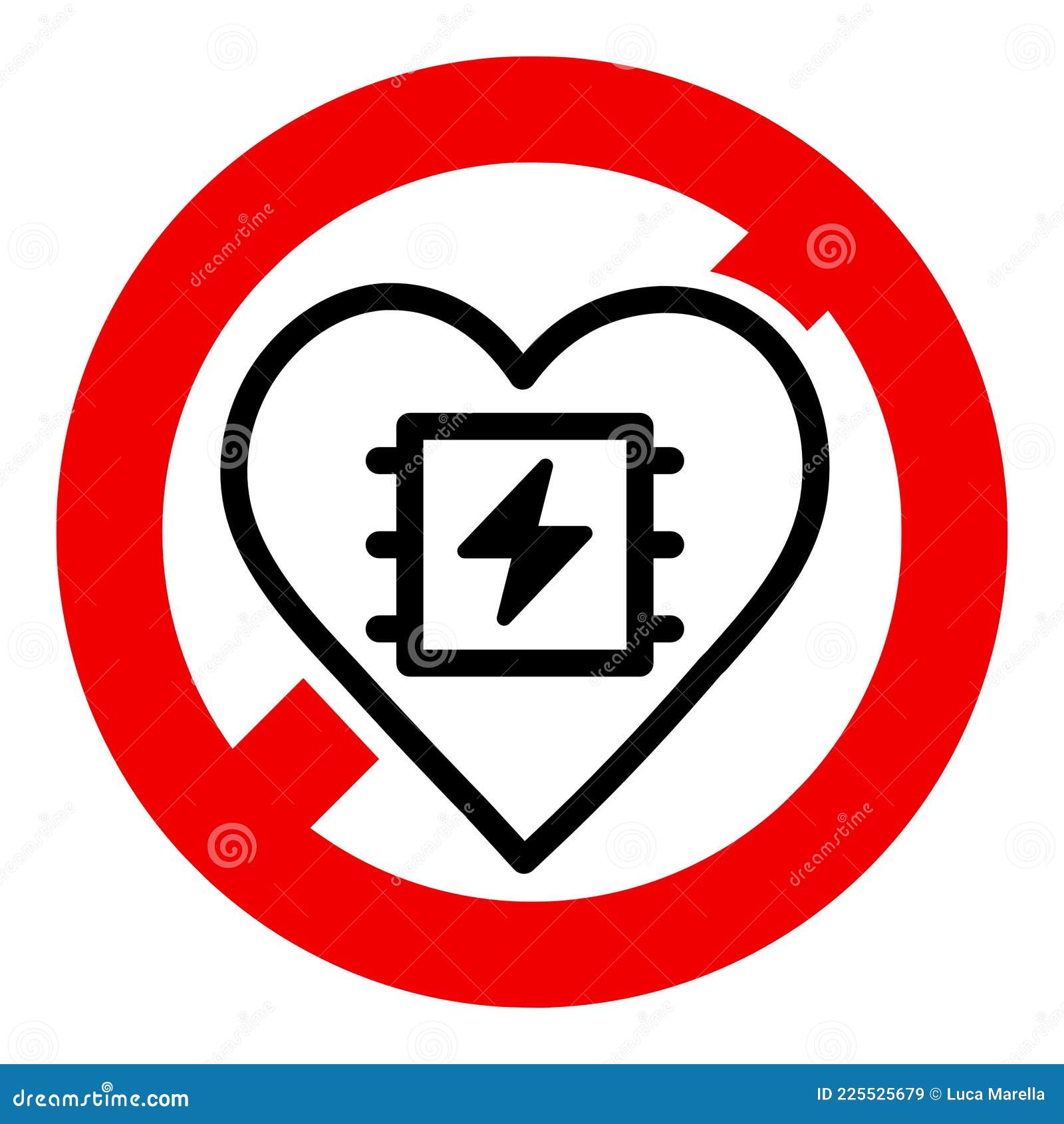 Circle Pacemaker Icon Collage Cartoon Vector | CartoonDealer.com #232475611