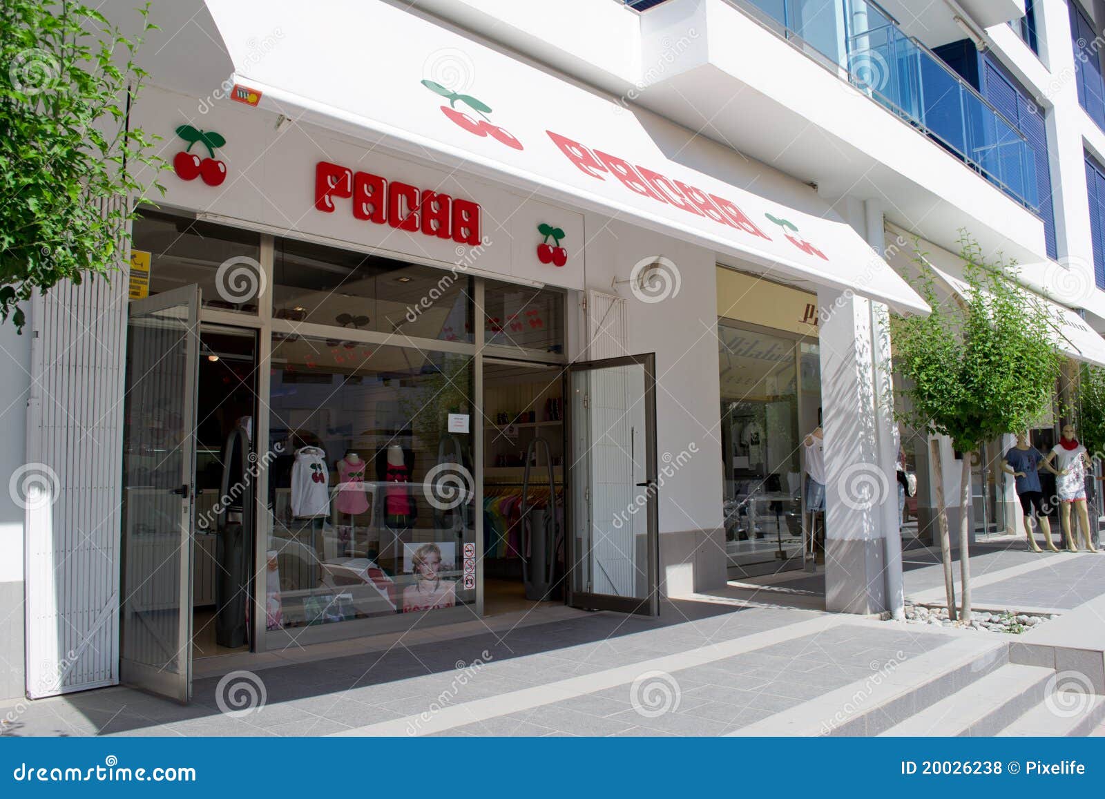 Pacha shop editorial stock photo. Image of business, clothing - 20026238