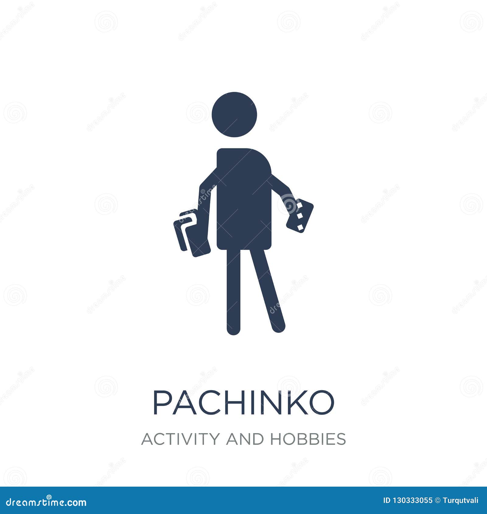 Pachinko Icon Vector. Trendy Flat Pachinko Icon From Activity And ...