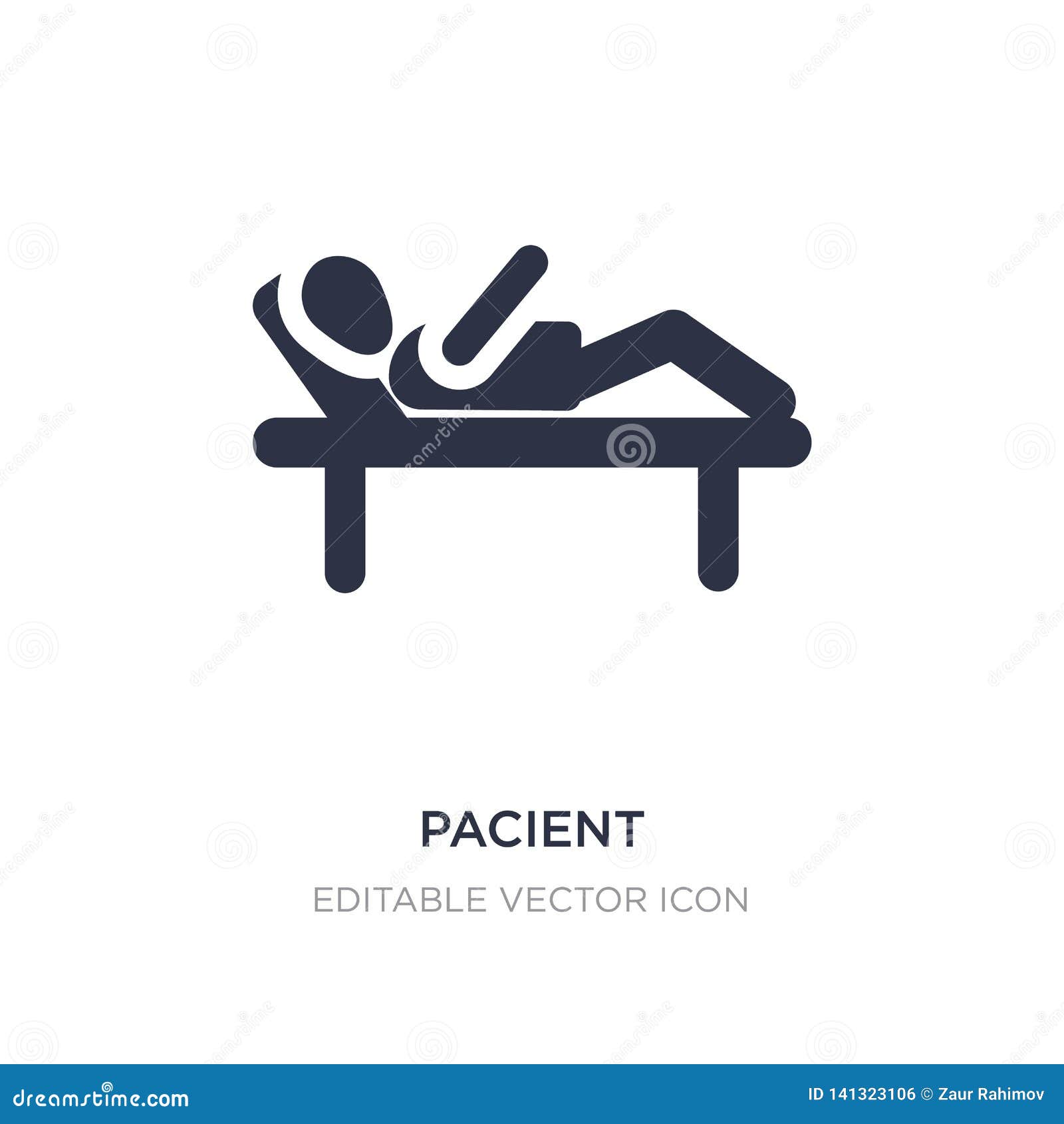 Pacient Icon Vector Isolated On White Background, Pacient Sign ...