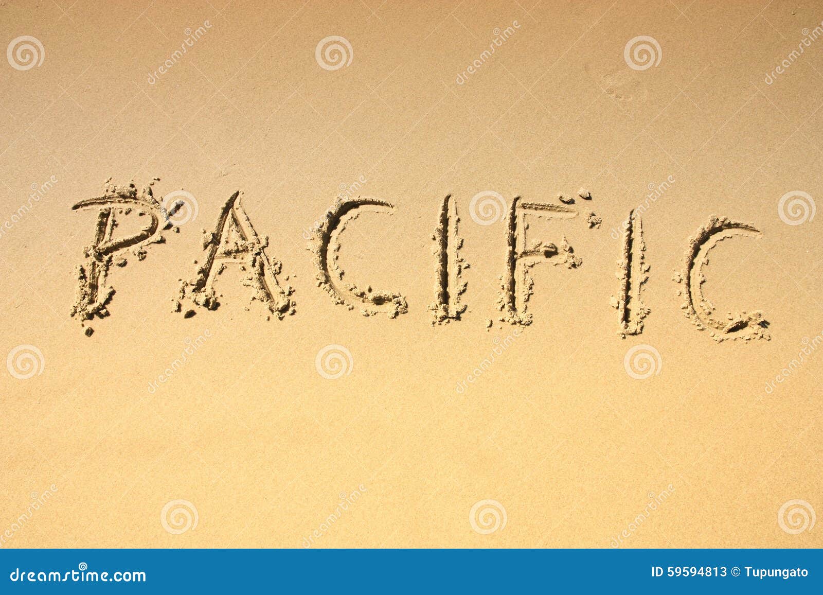 Pacific beach stock image. Image of name, location, text - 59594813