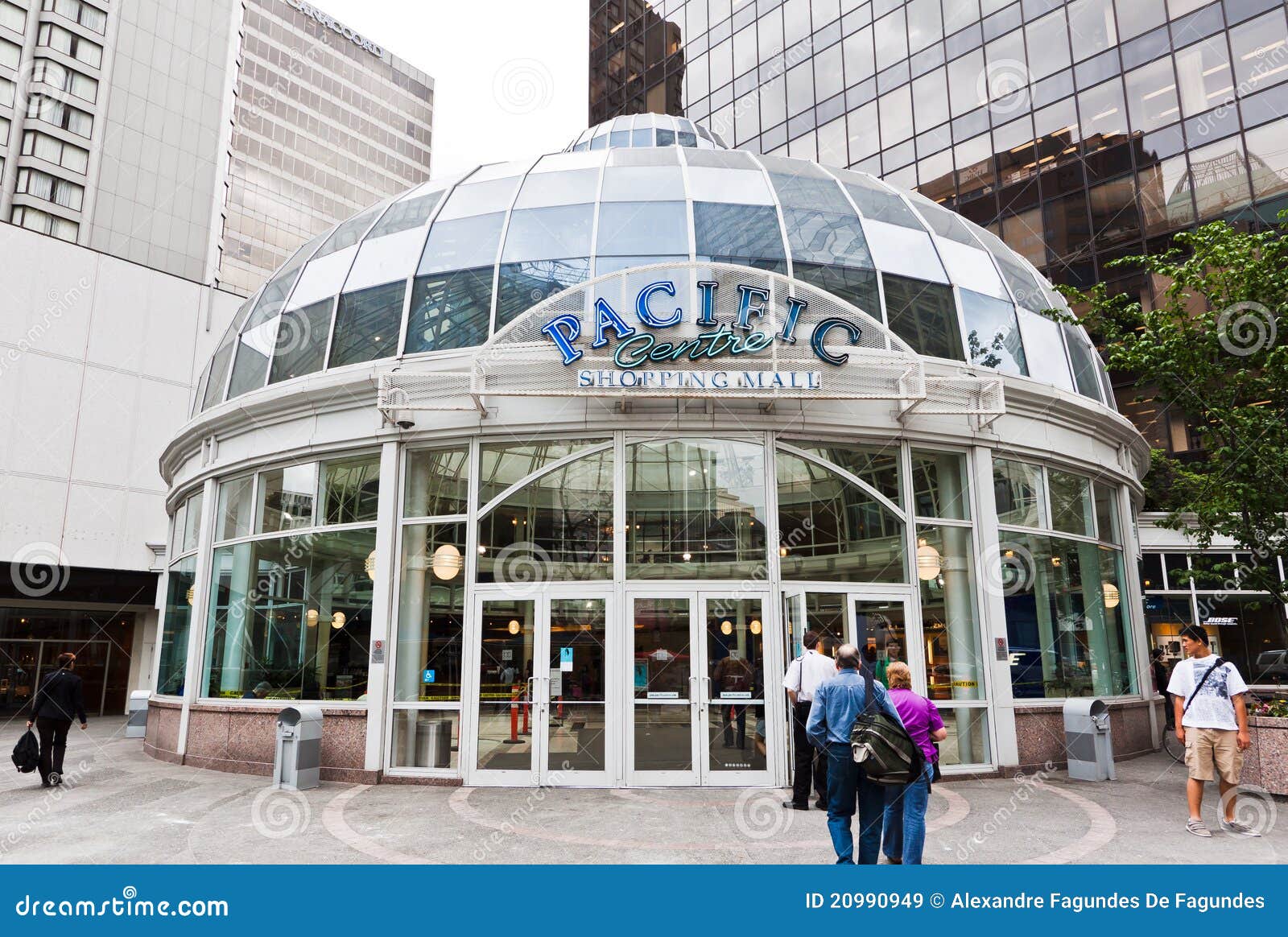Pacific Center Shopping Mall Vancouver Editorial Stock Image - Image of ...