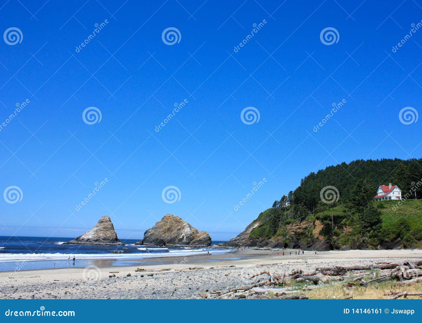 Pacific Northwest Beach stock image. Image of ocean, coast - 14146161
