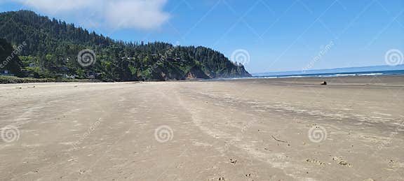 Pacific Northwest Coast Beaches of Oregon Stock Image - Image of ...