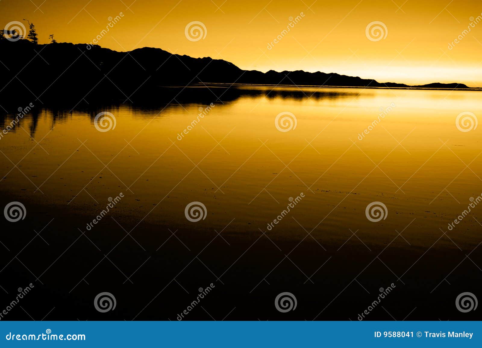 Pacific Northwest Sunset stock image. Image of sunset - 9588041