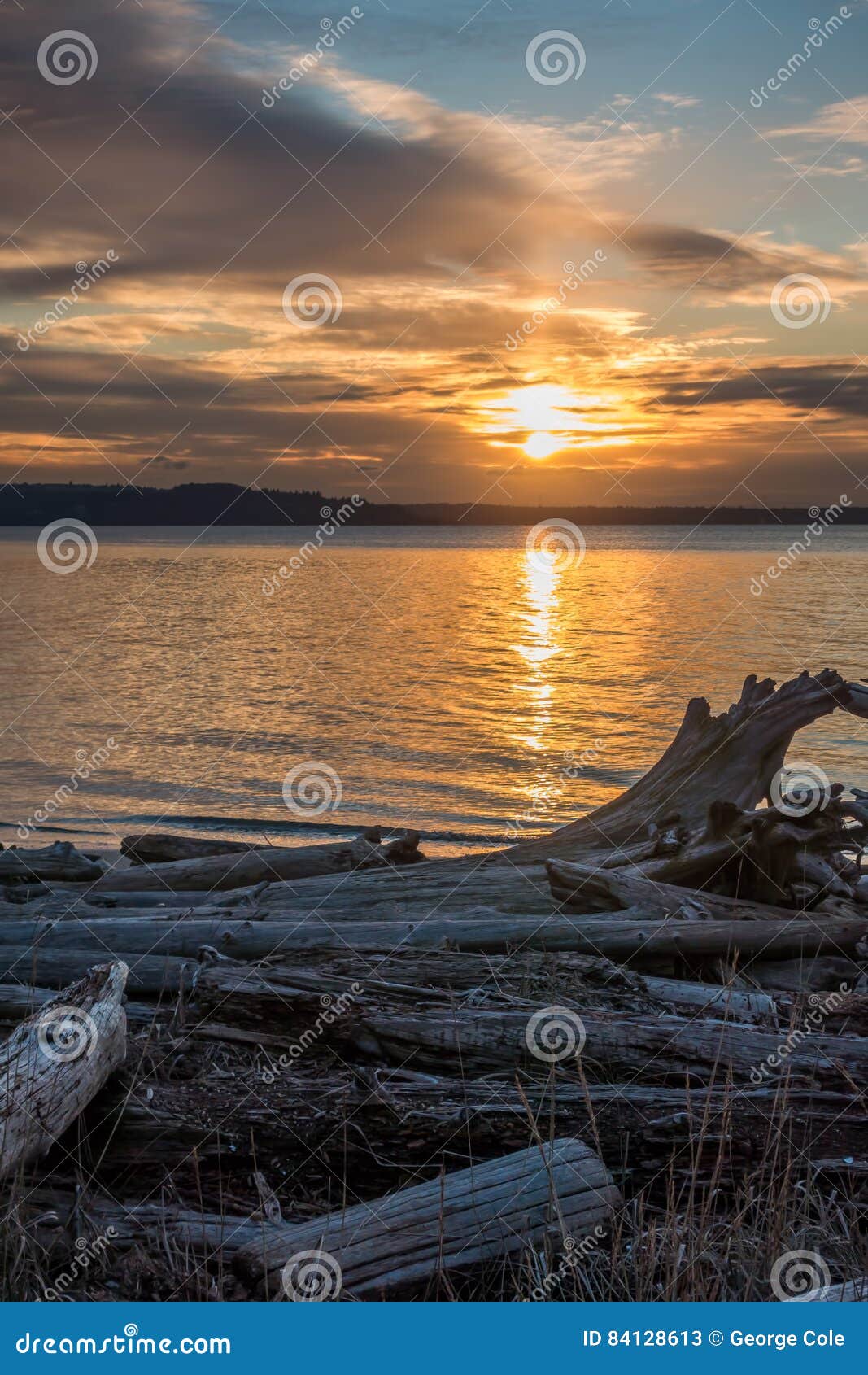 Pacific Northwest Sunset 3 stock image. Image of state - 84128613