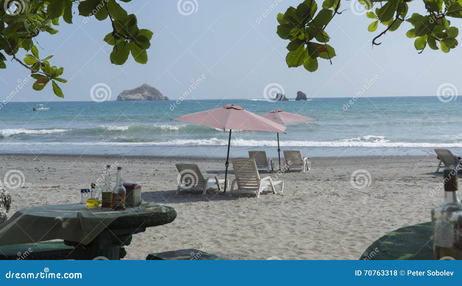 Pacific ocean beach stock photo. Image of nature, table - 70763318