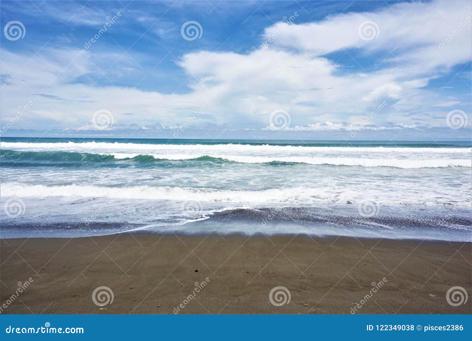 Sunset In Dominical Beach Stock Image | CartoonDealer.com #55151953