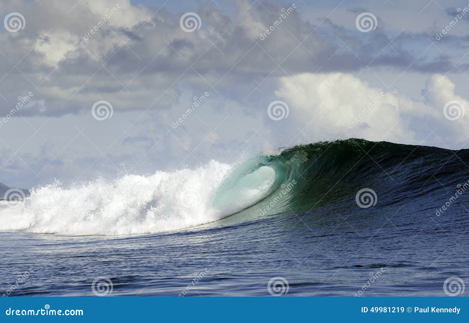 Pacific Ocean surfing wave stock image. Image of islands - 49981219