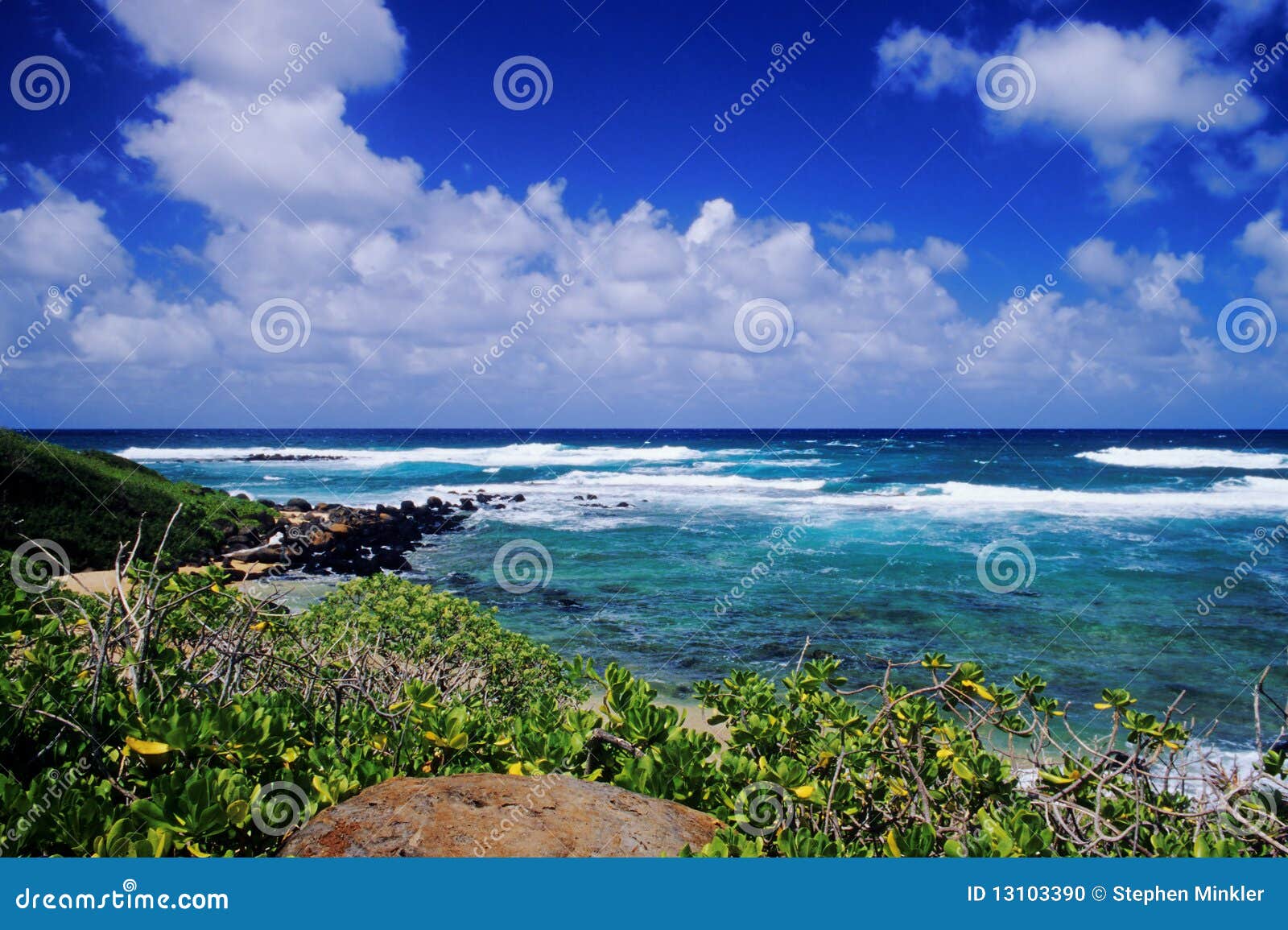 Pacific Ocean view stock photo. Image of islands, inspiration - 13103390