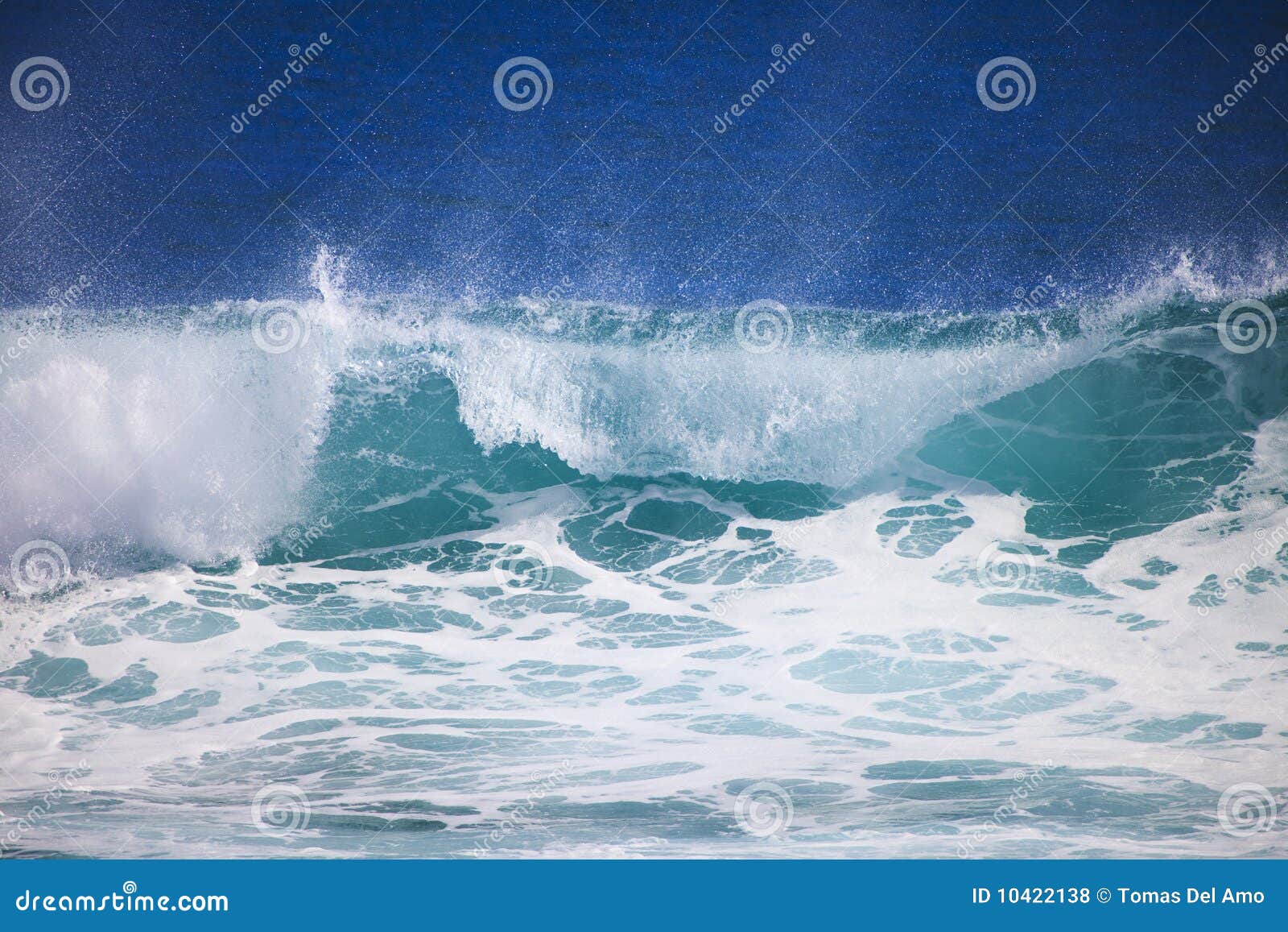 Pacific Ocean Wave Crests and Breaks Stock Photo - Image of nature ...