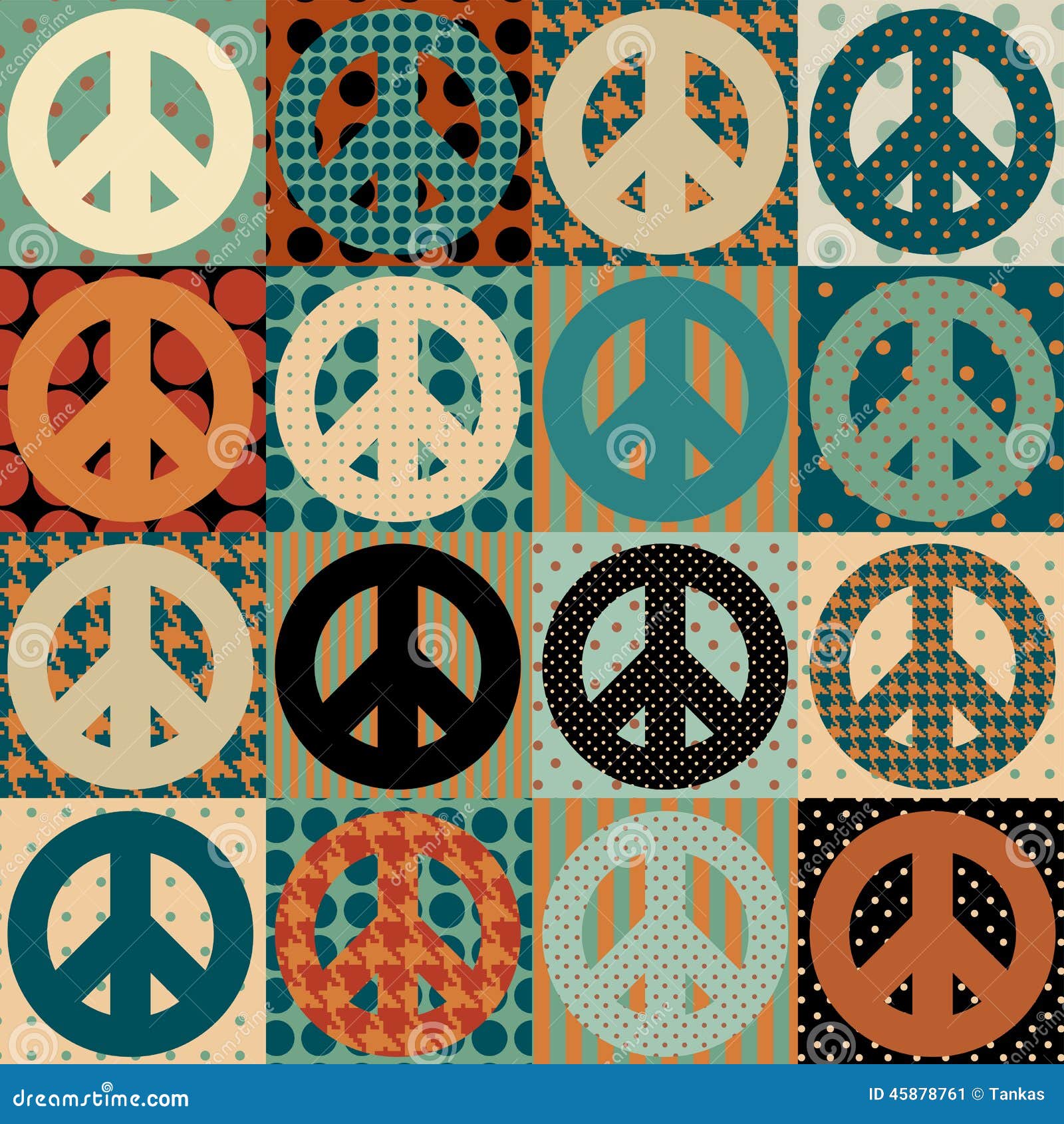 Pacific Symbol - Hippie 60s Festival Poster. Psychedelic Coloring Page ...