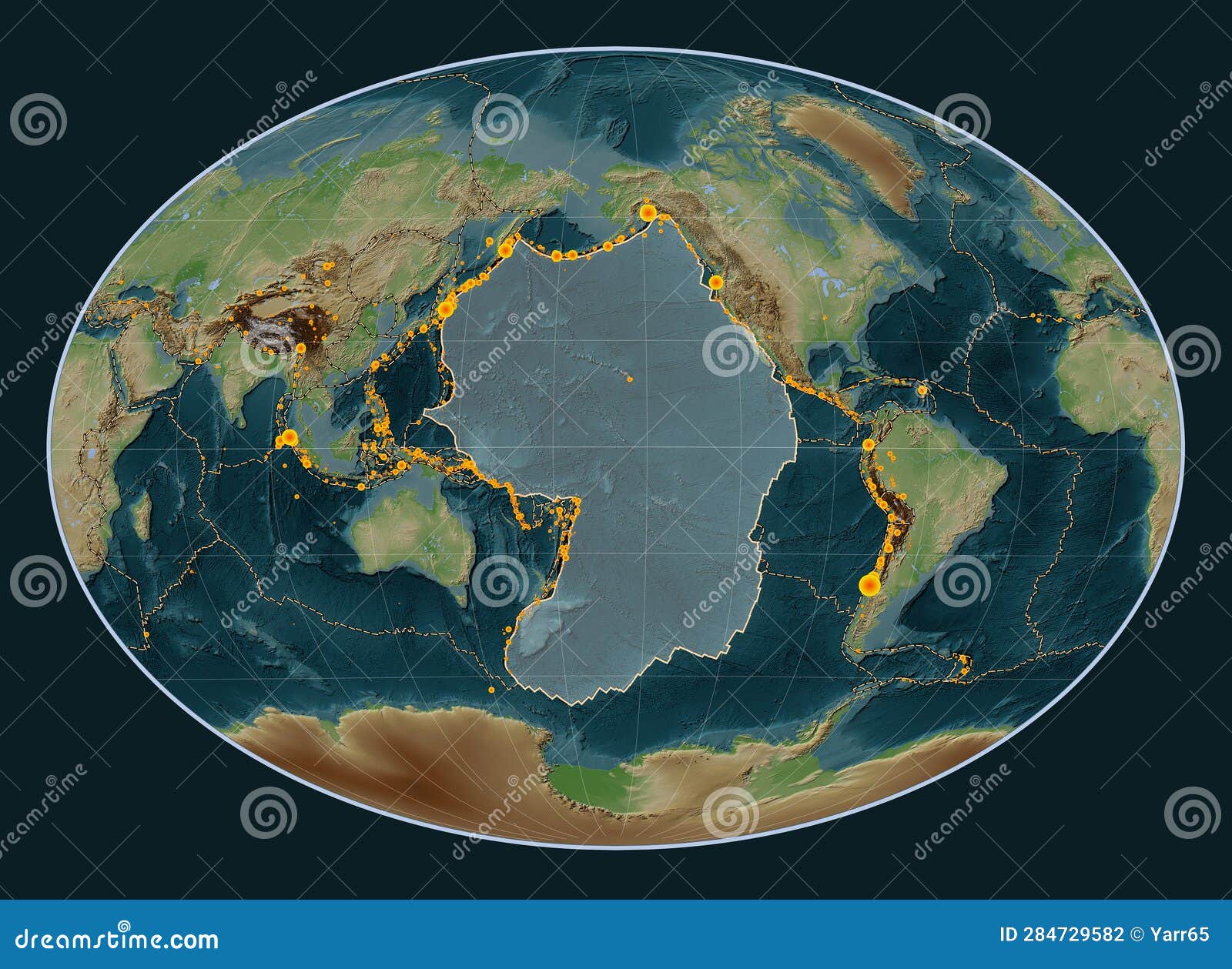 Pacific Tectonic Plate. Wiki. Fahey Oblique. Earthquakes and Bou Stock ...