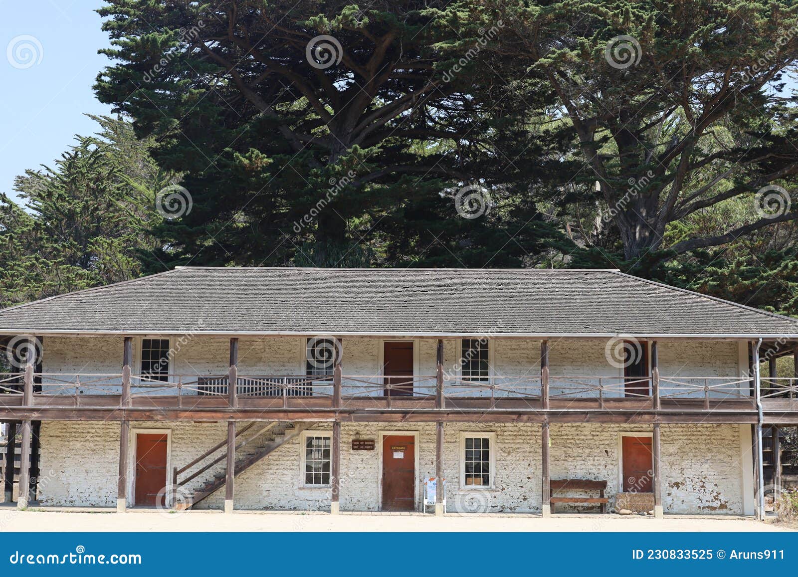 Historic Adobe Sanchez House in Pacifica California Editorial Image ...